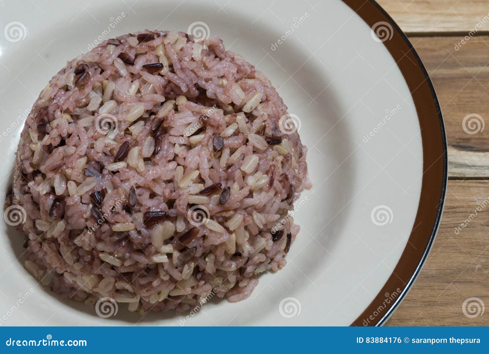 Rice berry of Thailand. stock photo. Image of riceberry - 83884176