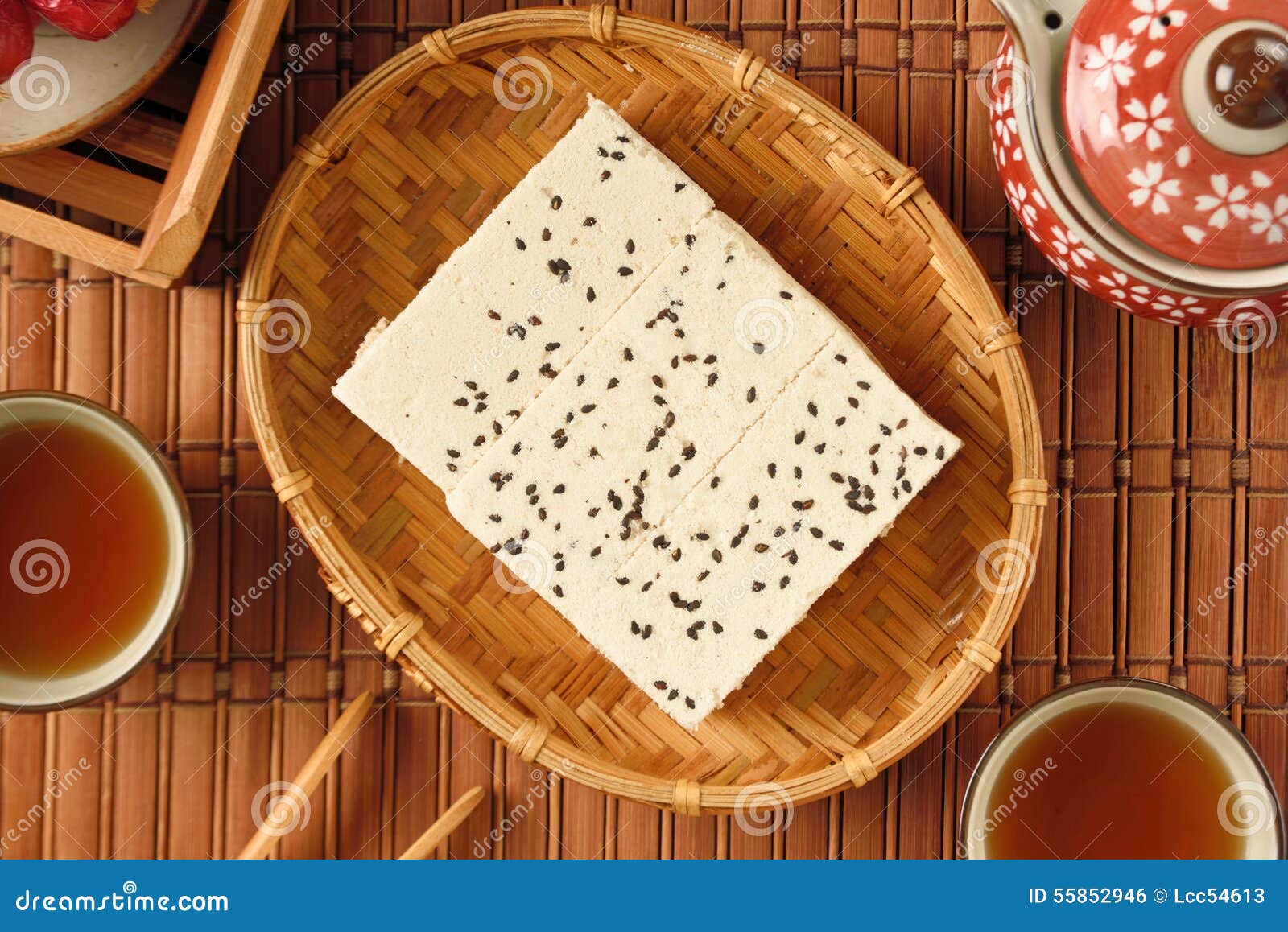 Rice biscuit stock photo. Image of sweet, dessert, asian - 55852946