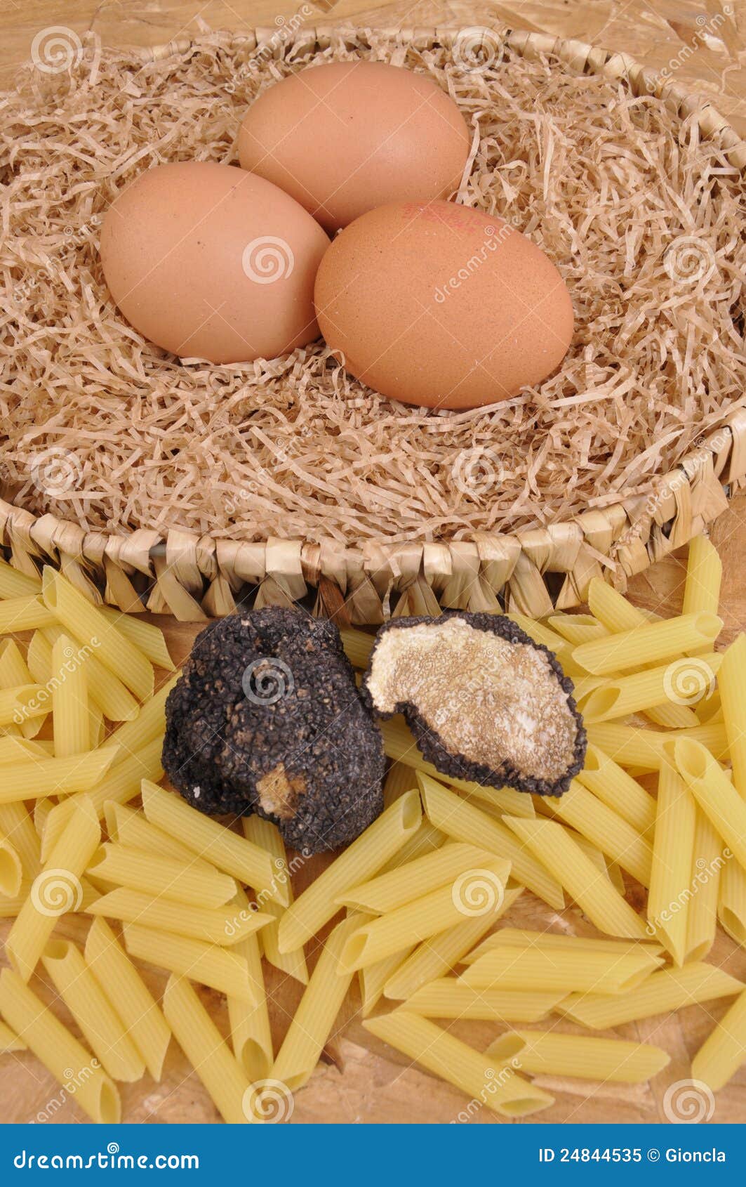 Rice and black truffle stock image. Image of food, meal - 24844535