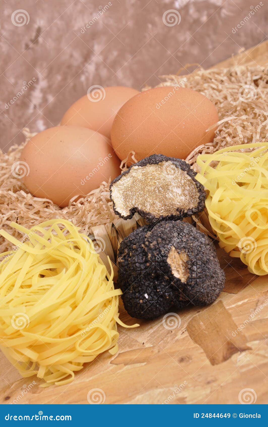 Rice and black truffle stock image. Image of diet, meal - 24844649