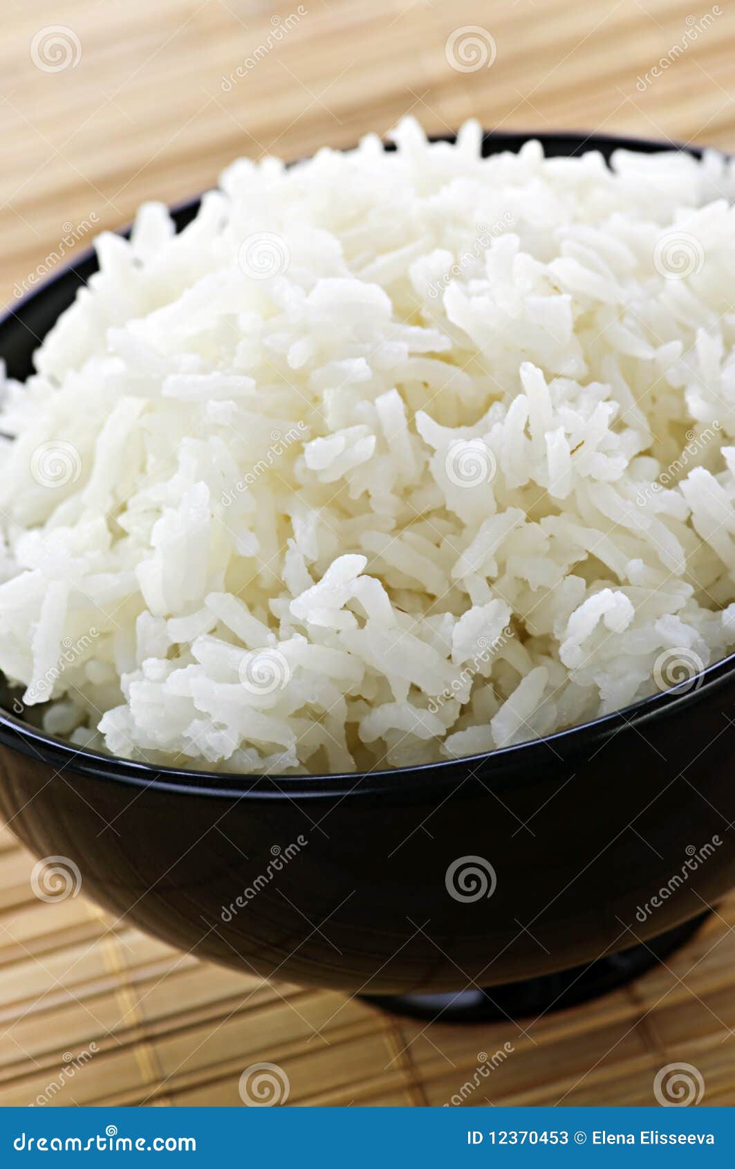 Rice bowl stock image. Image of macro, grain, grained - 12370453