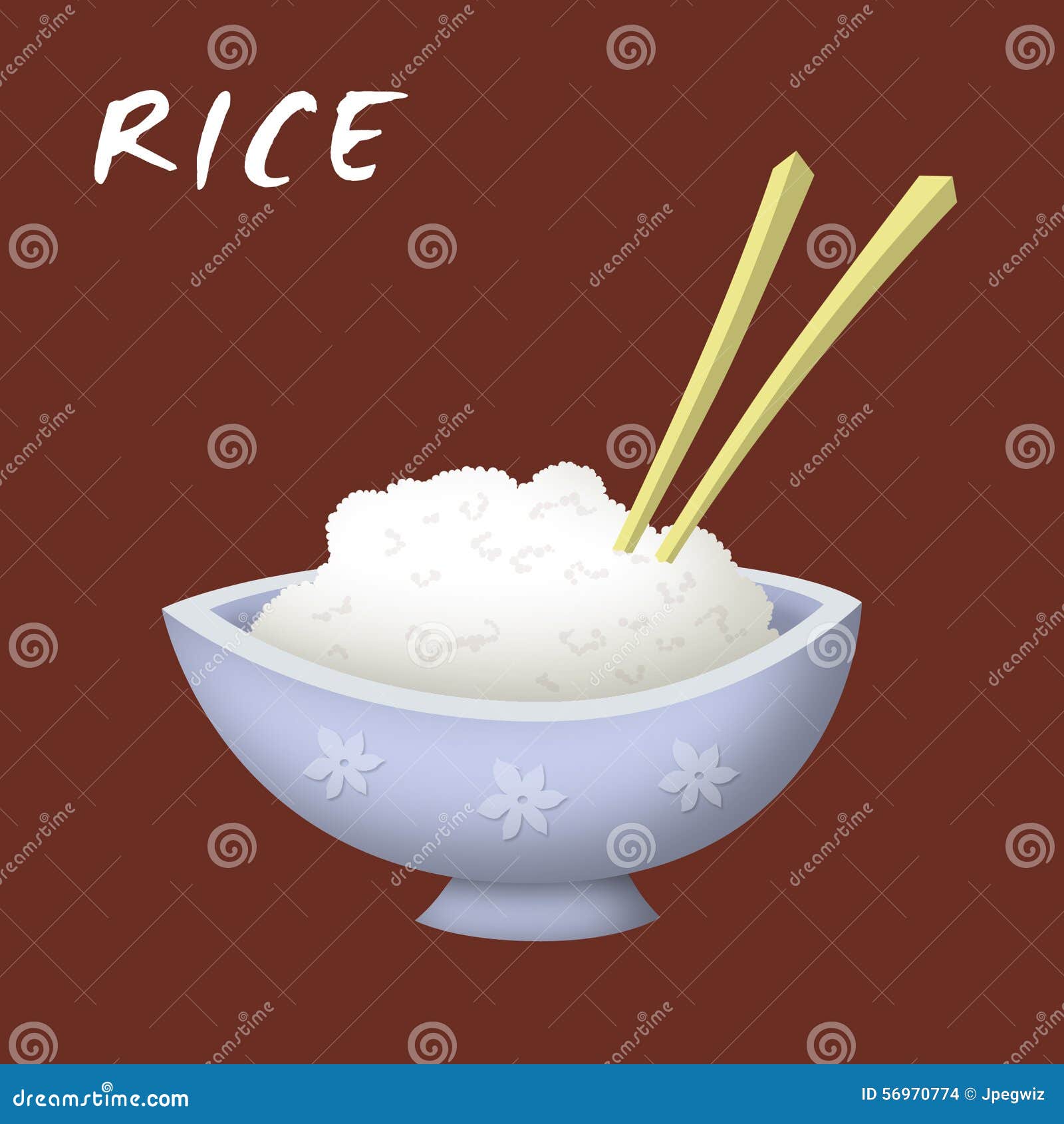Cartoon Rice