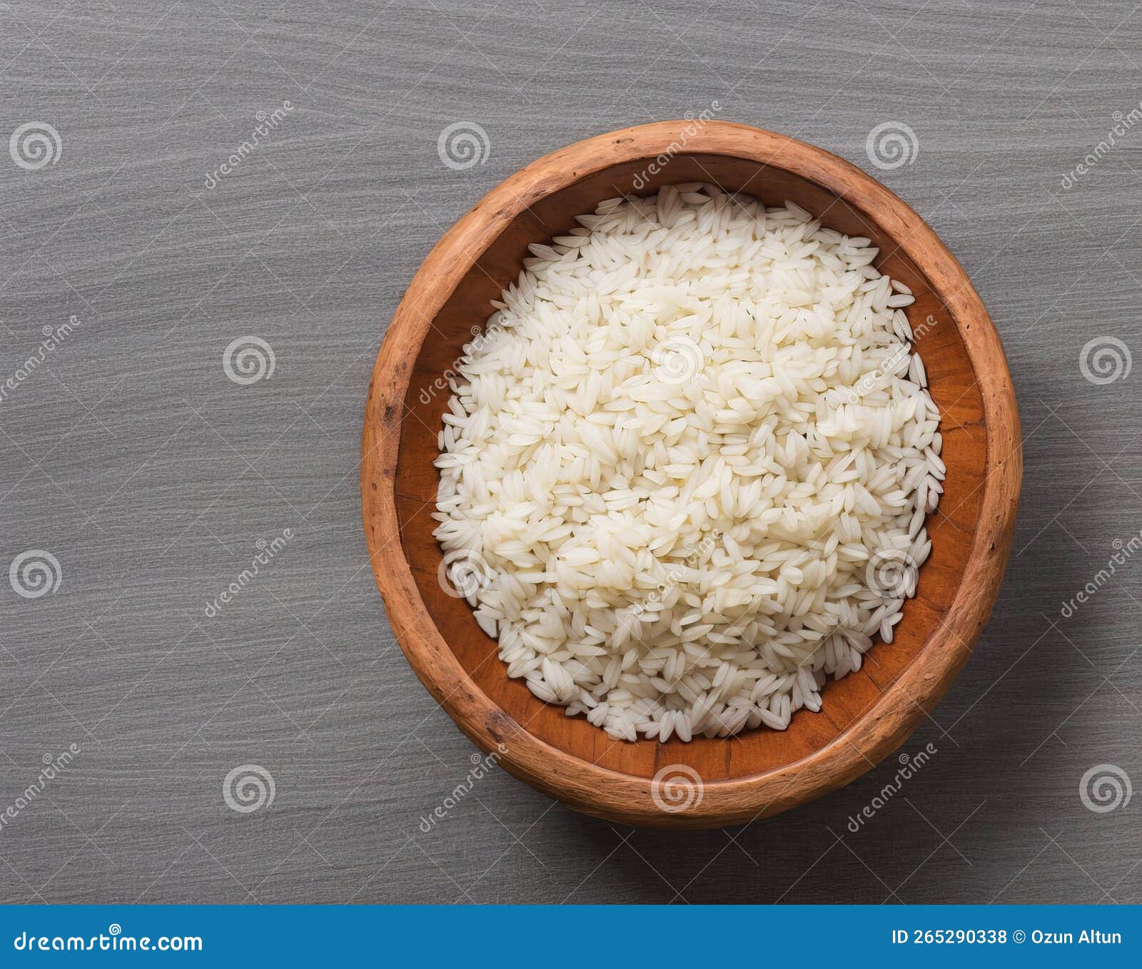 Rice in a bowl stock illustration. Illustration of food - 265290338