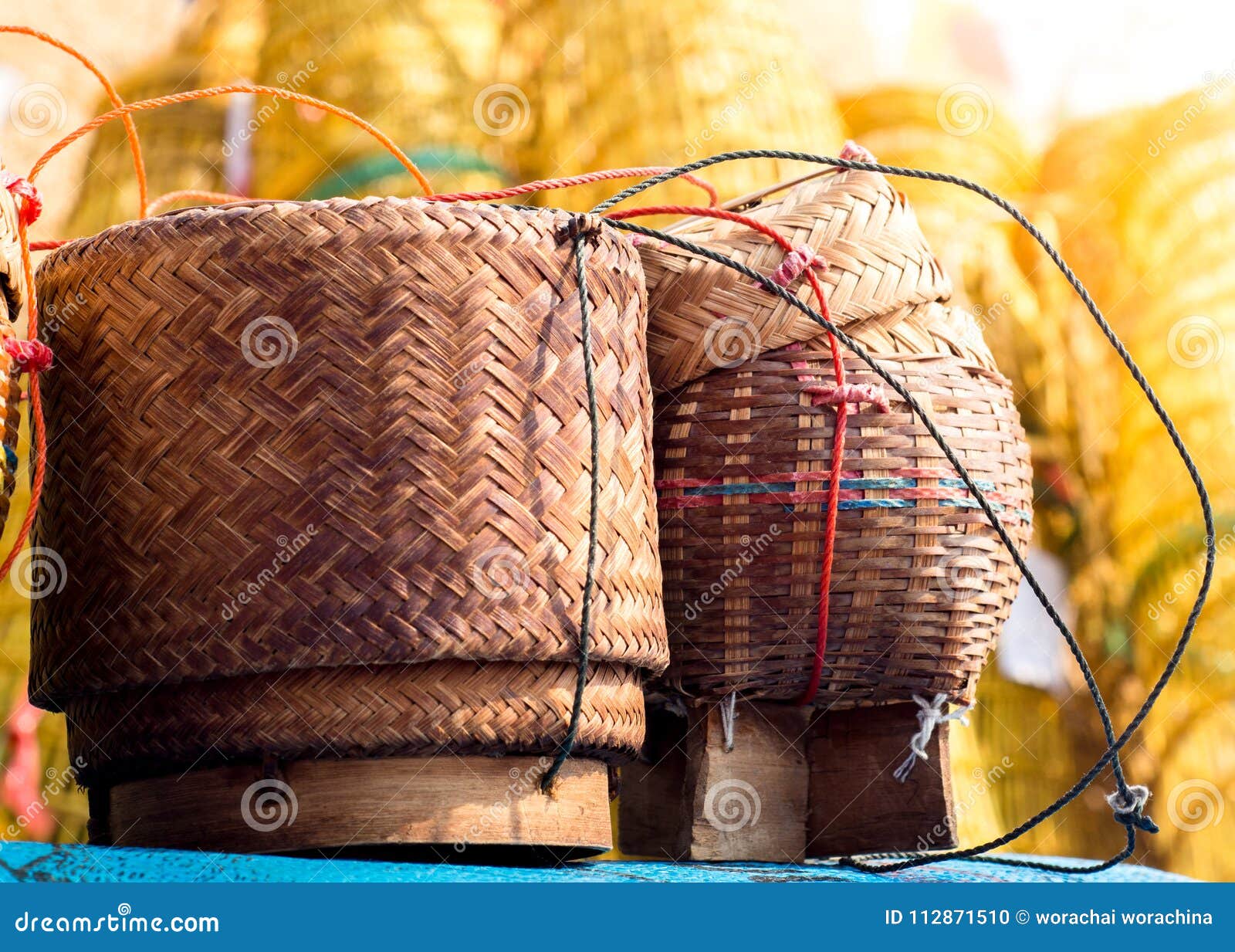 Rice box stock photo. Image of rice, bamboo, couple - 112871510