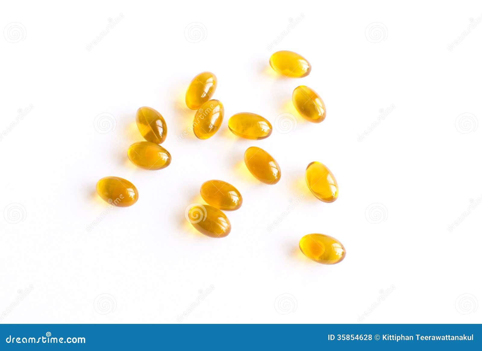 Rice Bran and Germ Oil Capsules Stock Photo - Image of healthy, white ...