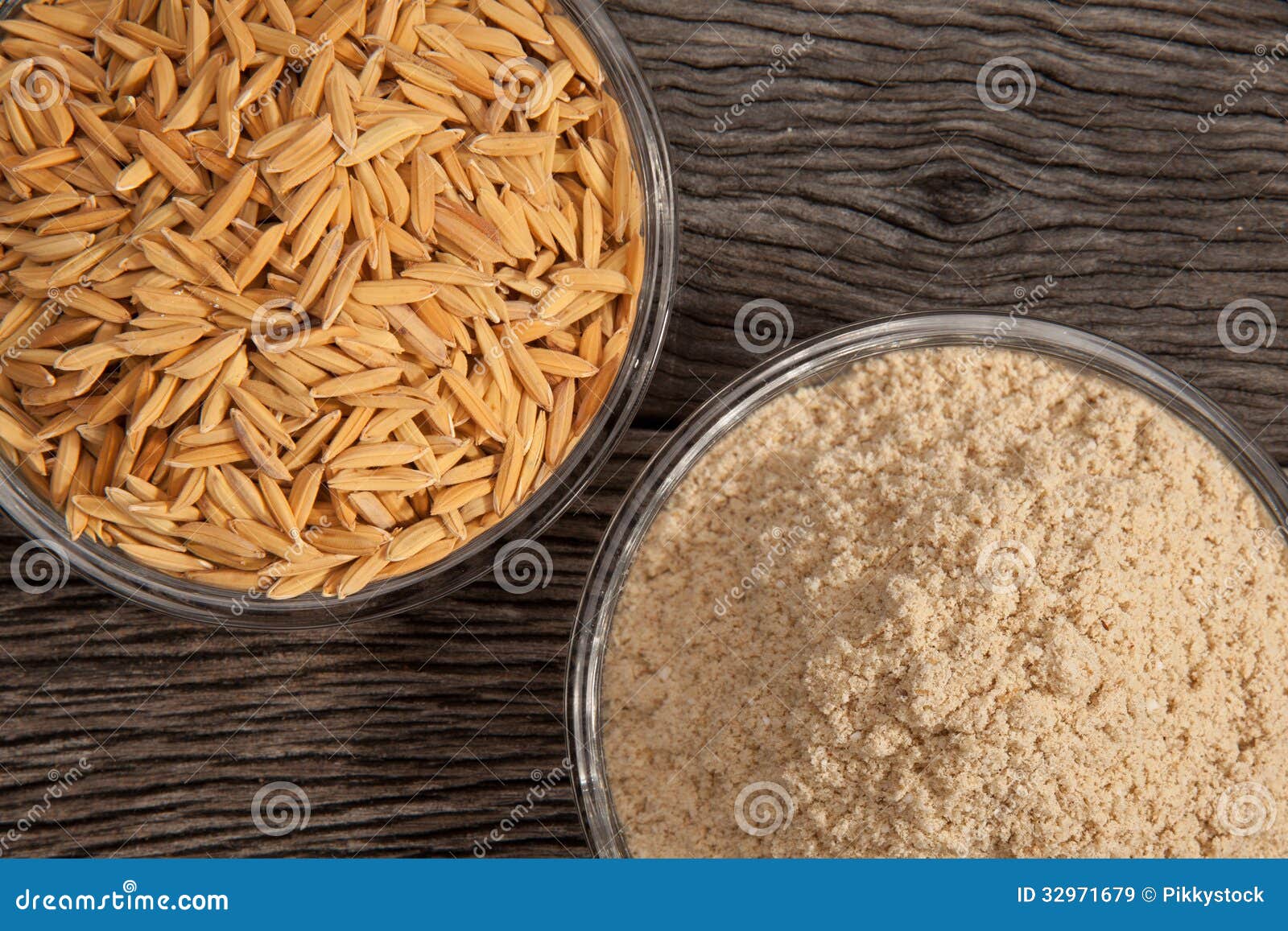 Rice Bran Oil In Bottle Glass With Rice Paddy Royalty-Free Stock Image ...