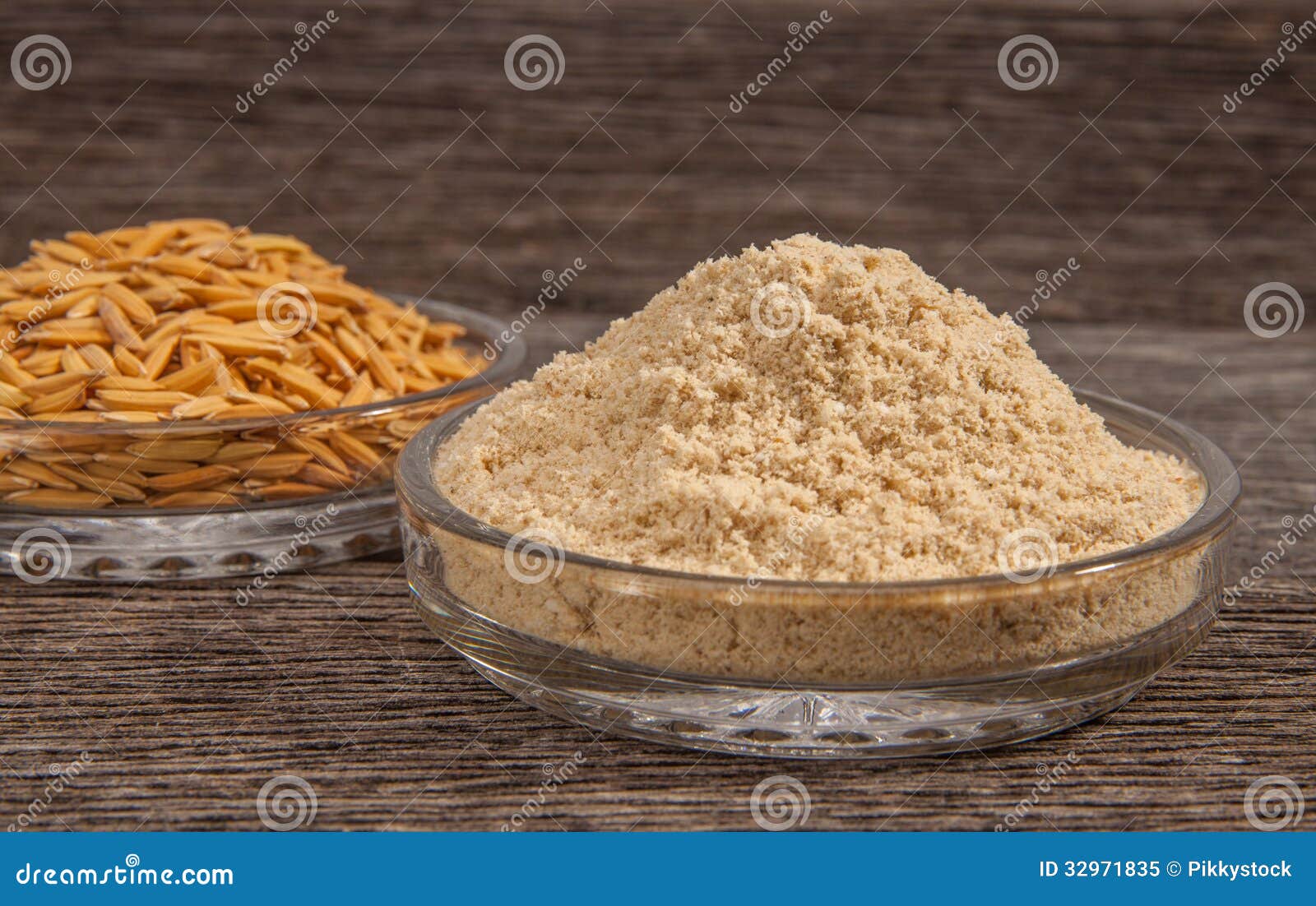 Rice bran and Paddy stock image. Image of gold, rice - 32971835
