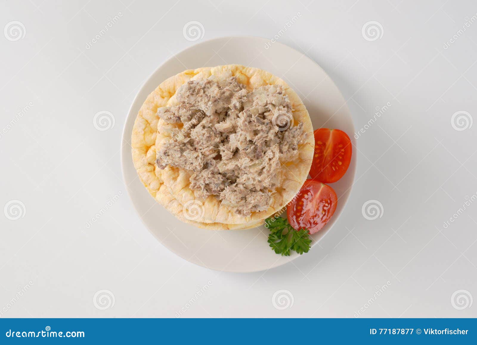 Rice Bread with Fish Spread Stock Image - Image of bread, stack: 77187877
