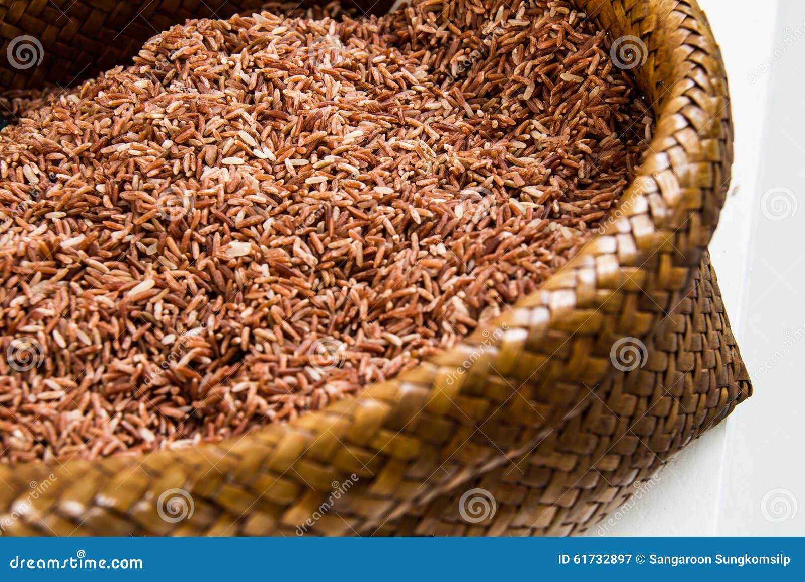 Rice, brown rice, red rice stock image. Image of agriculture - 61732897