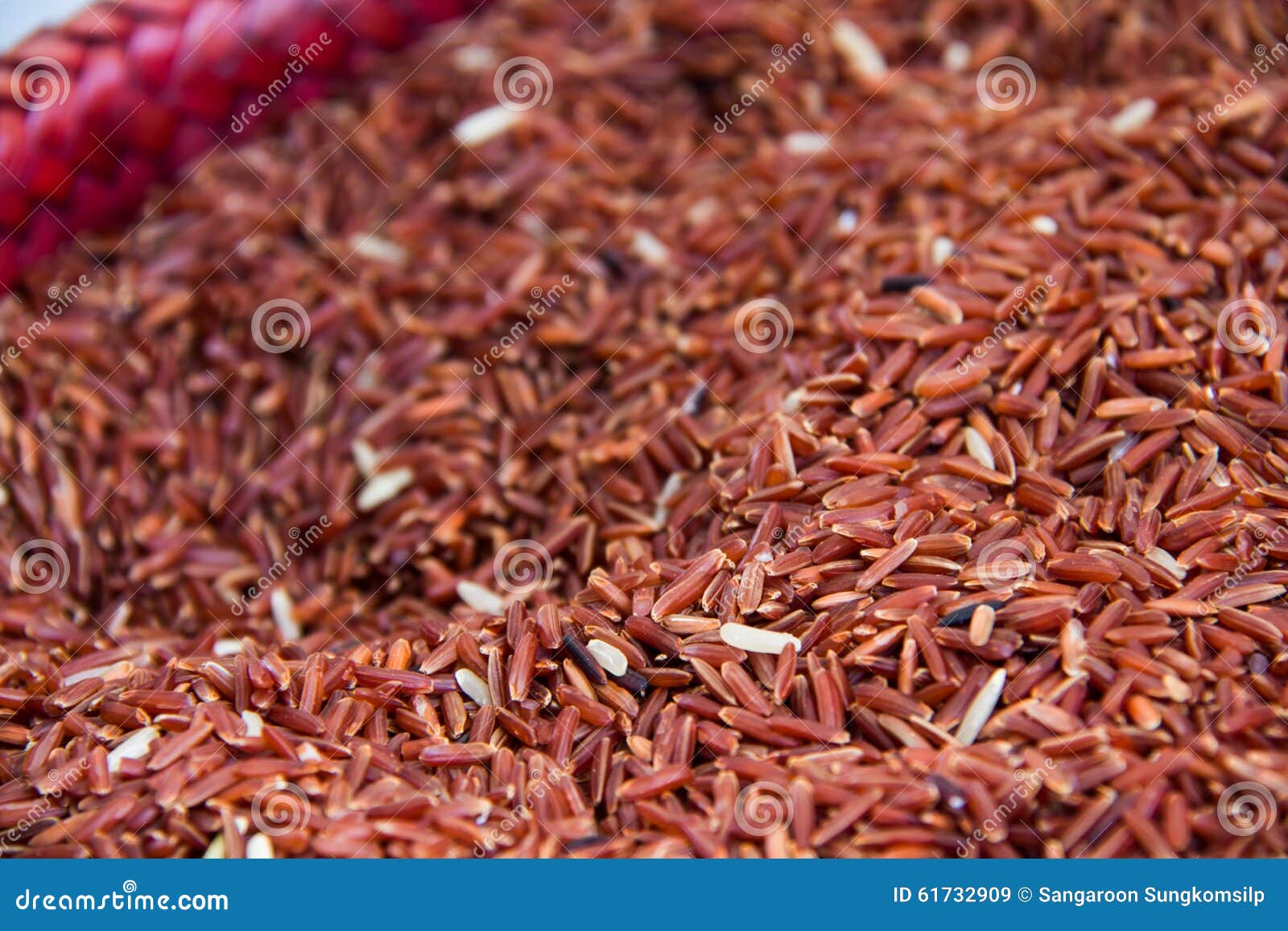 Rice, brown rice, red rice stock image. Image of cuisine - 61732909