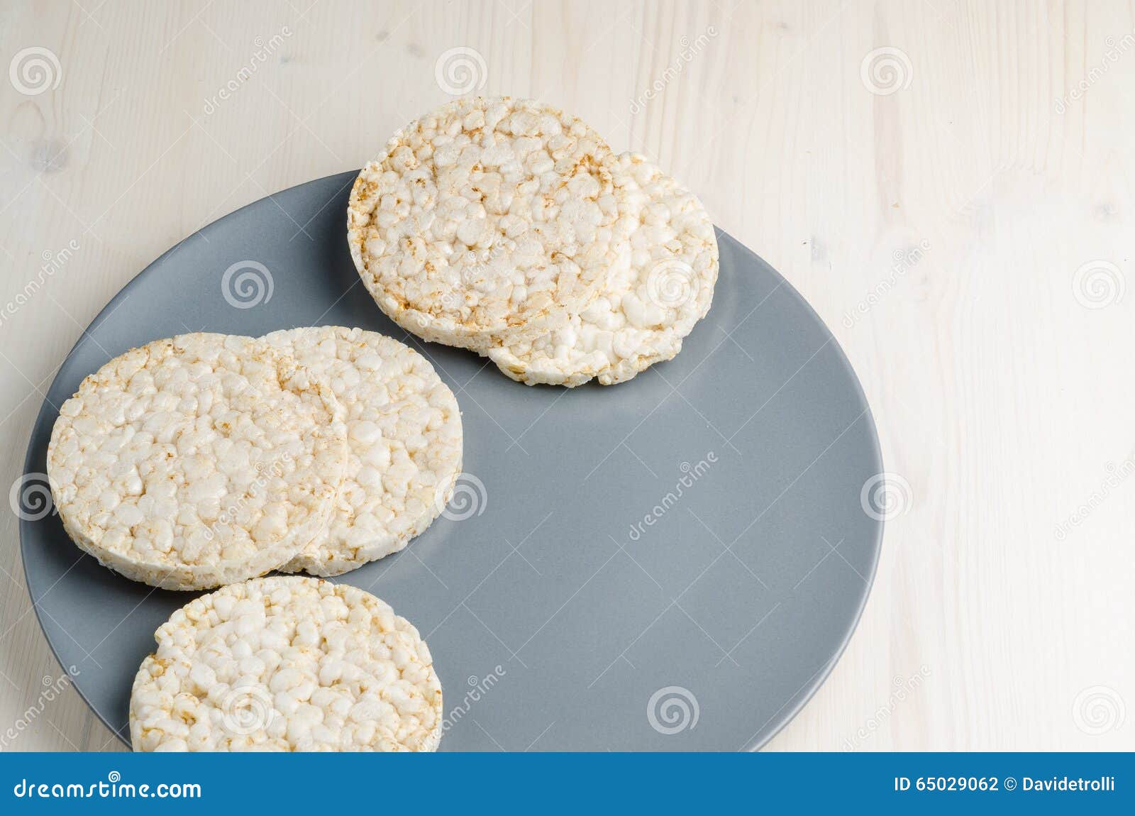 Rice cake, puffed rice stock photo. Image of natural - 65029062