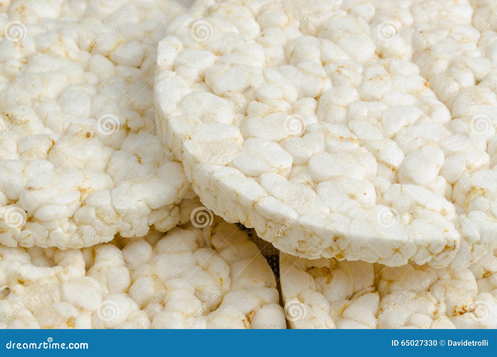 Rice cake, puffed rice stock photo. Image of food, background - 65027330