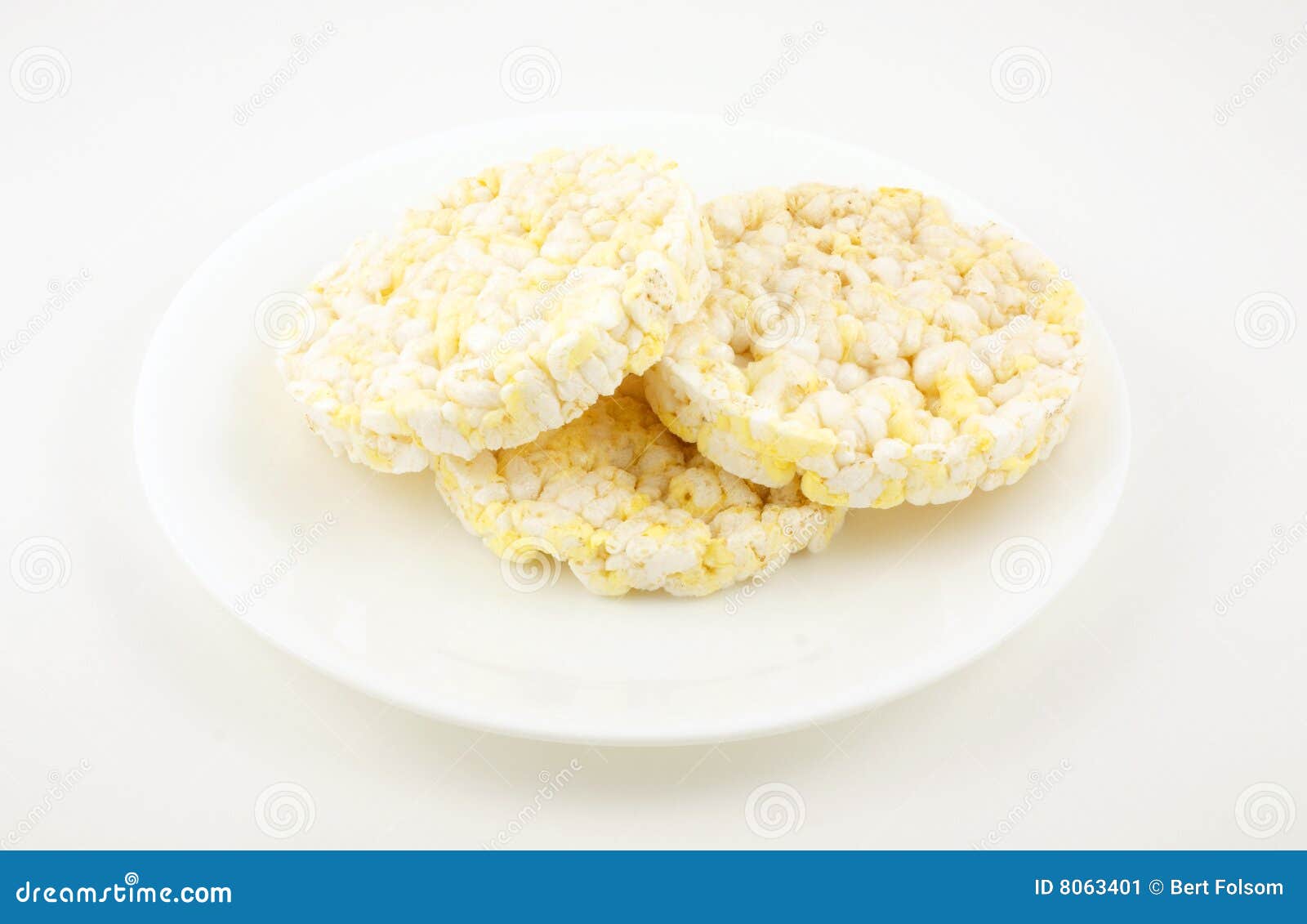 Rice cakes stock image. Image of white, rice, nutritious - 8063401
