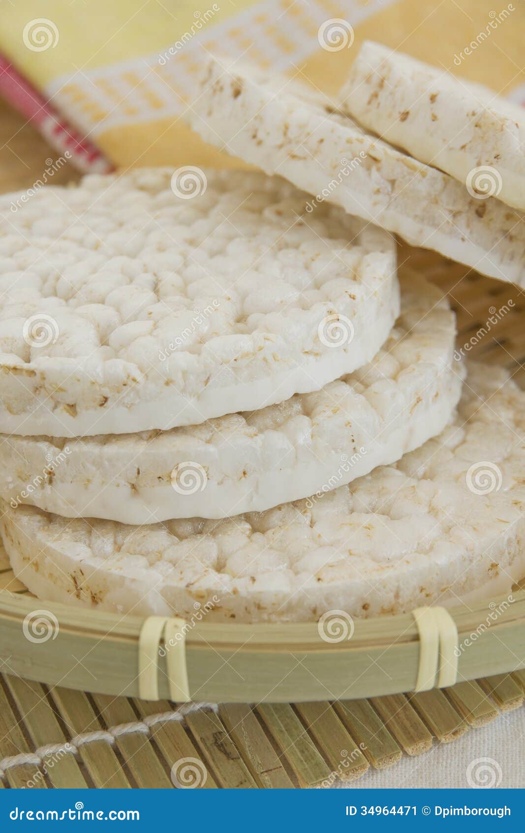 Rice cakes stock image. Image of macro, japanese, dieting - 34964471