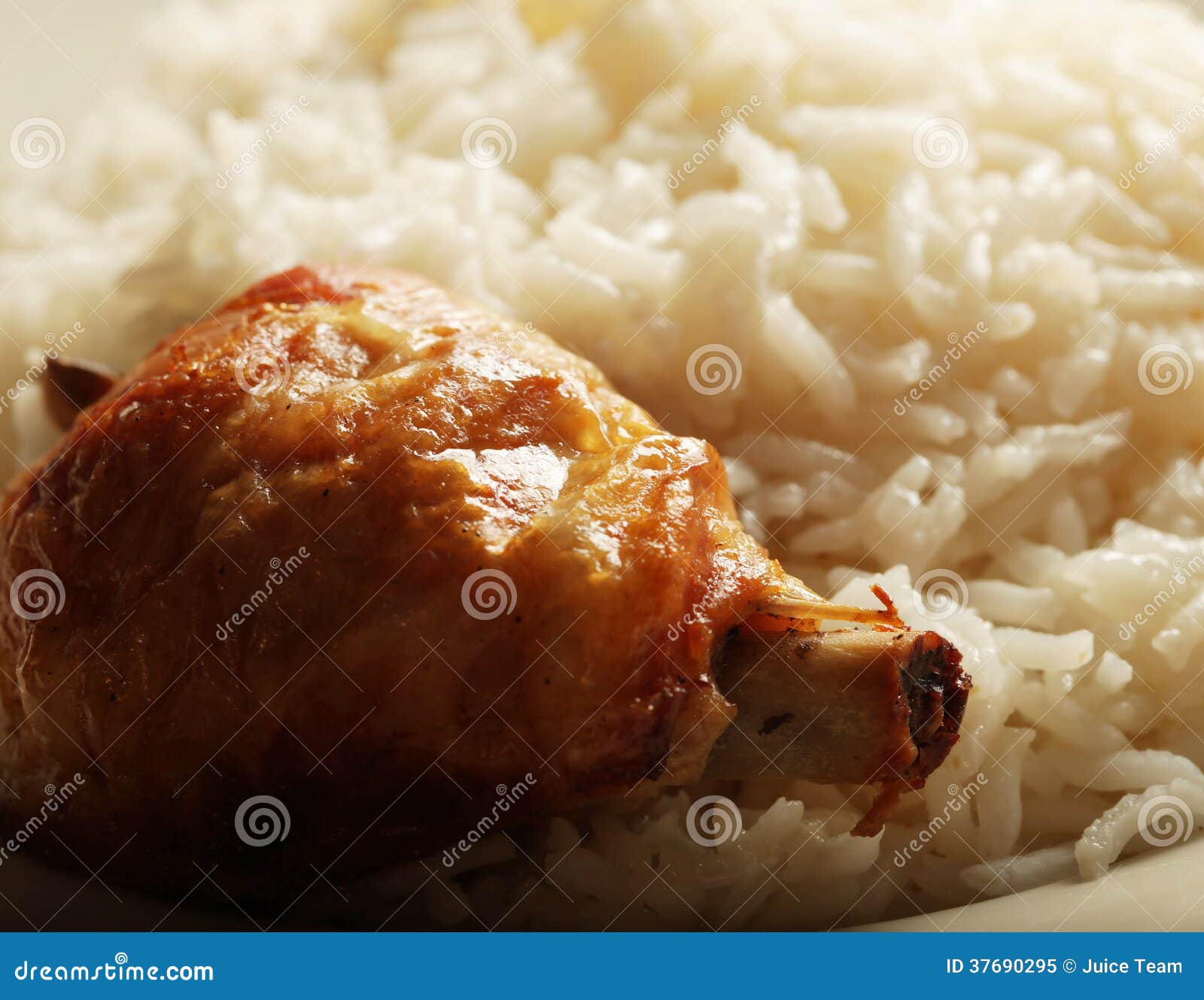 Rice with chiken stock image. Image of cooked, breast - 37690295