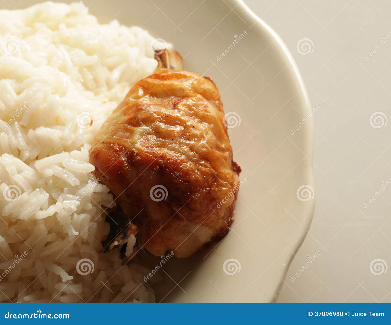 Rice with chiken stock photo. Image of macro, curry, cooked - 37096980