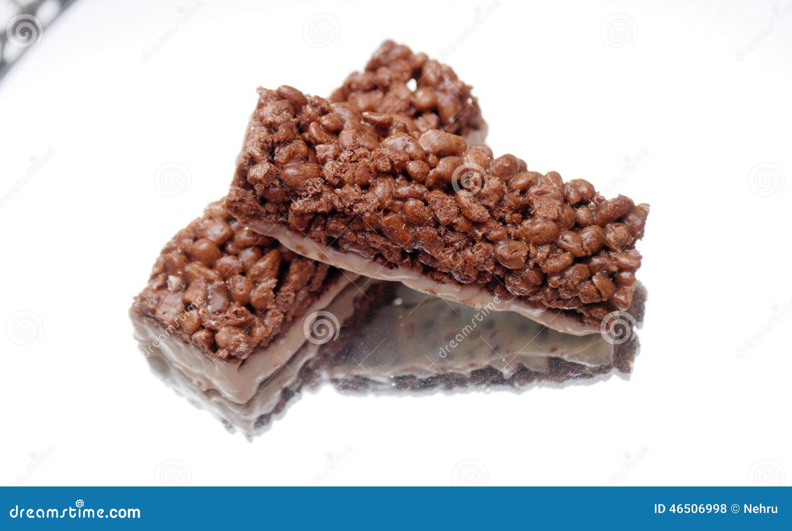 Rice chocolate bars stock photo. Image of reflections - 46506998