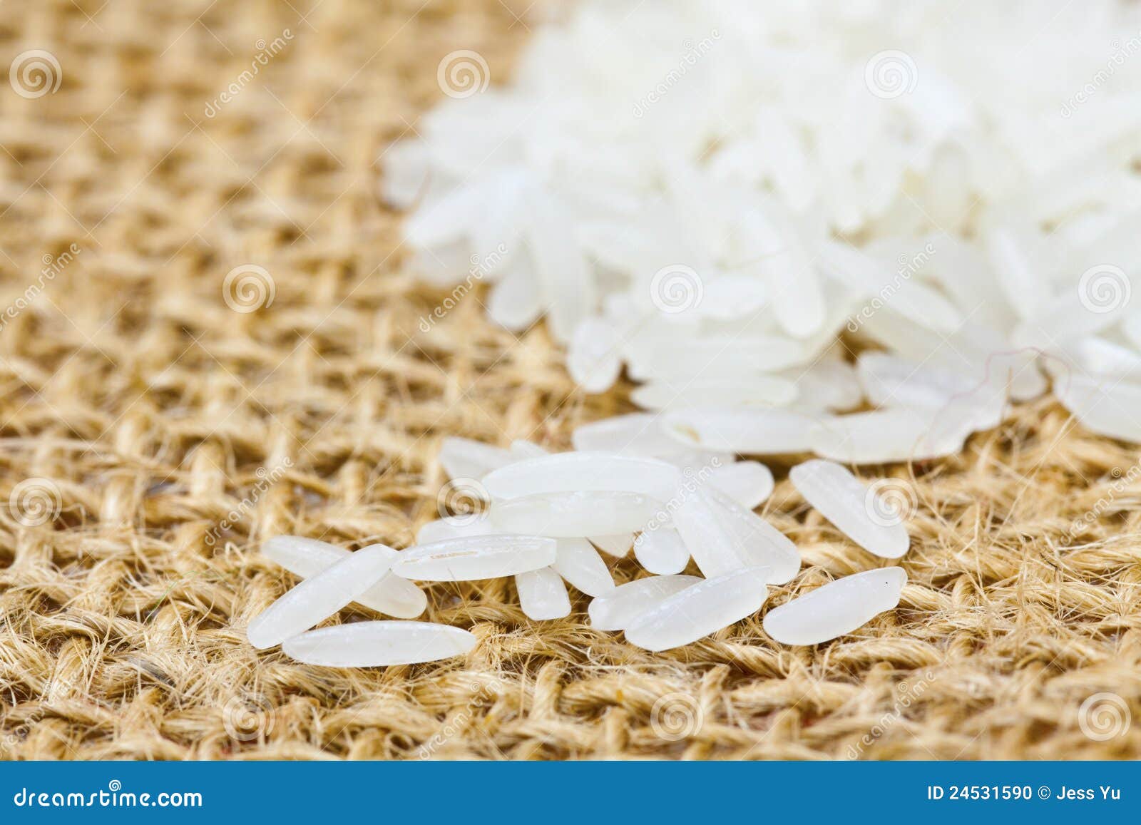 Rice on cloth stock photo. Image of fresh, natural, indian - 24531590