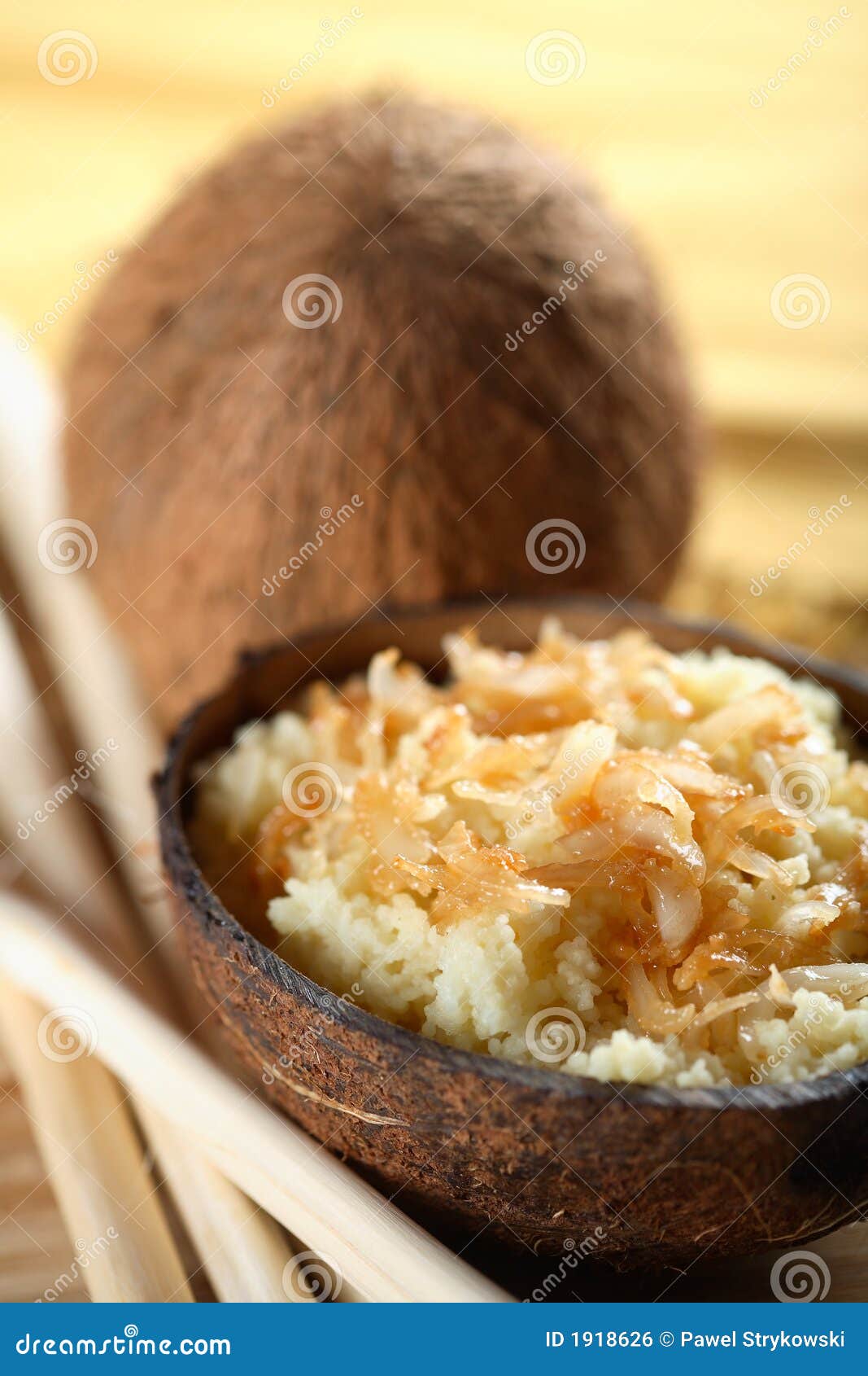 Rice with coco nut stock photo. Image of luxury, african - 1918626