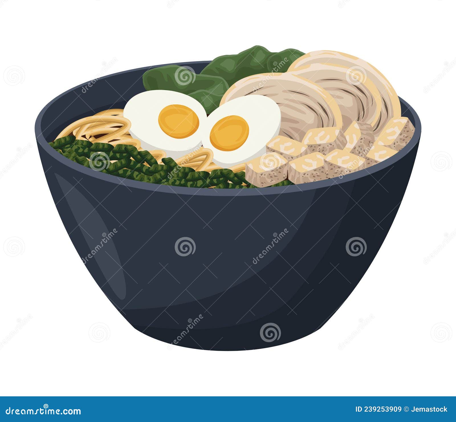 Rice Congee Chinese Food Cartoon Vector | CartoonDealer.com #239253909