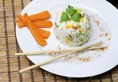 Rice cooked stock image. Image of healthy, chinese, japan - 23411367