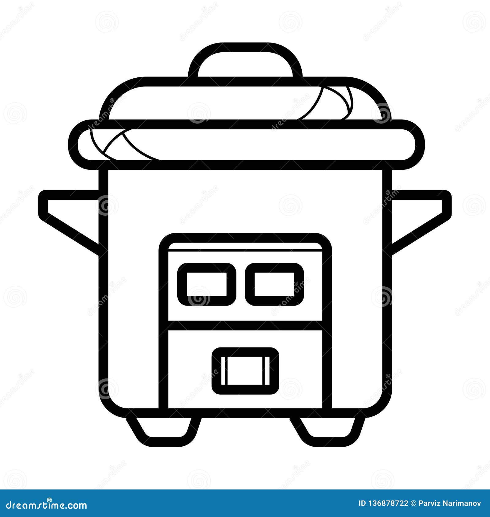 Cooker Icon In Different Variants Cartoon Vector | CartoonDealer.com ...