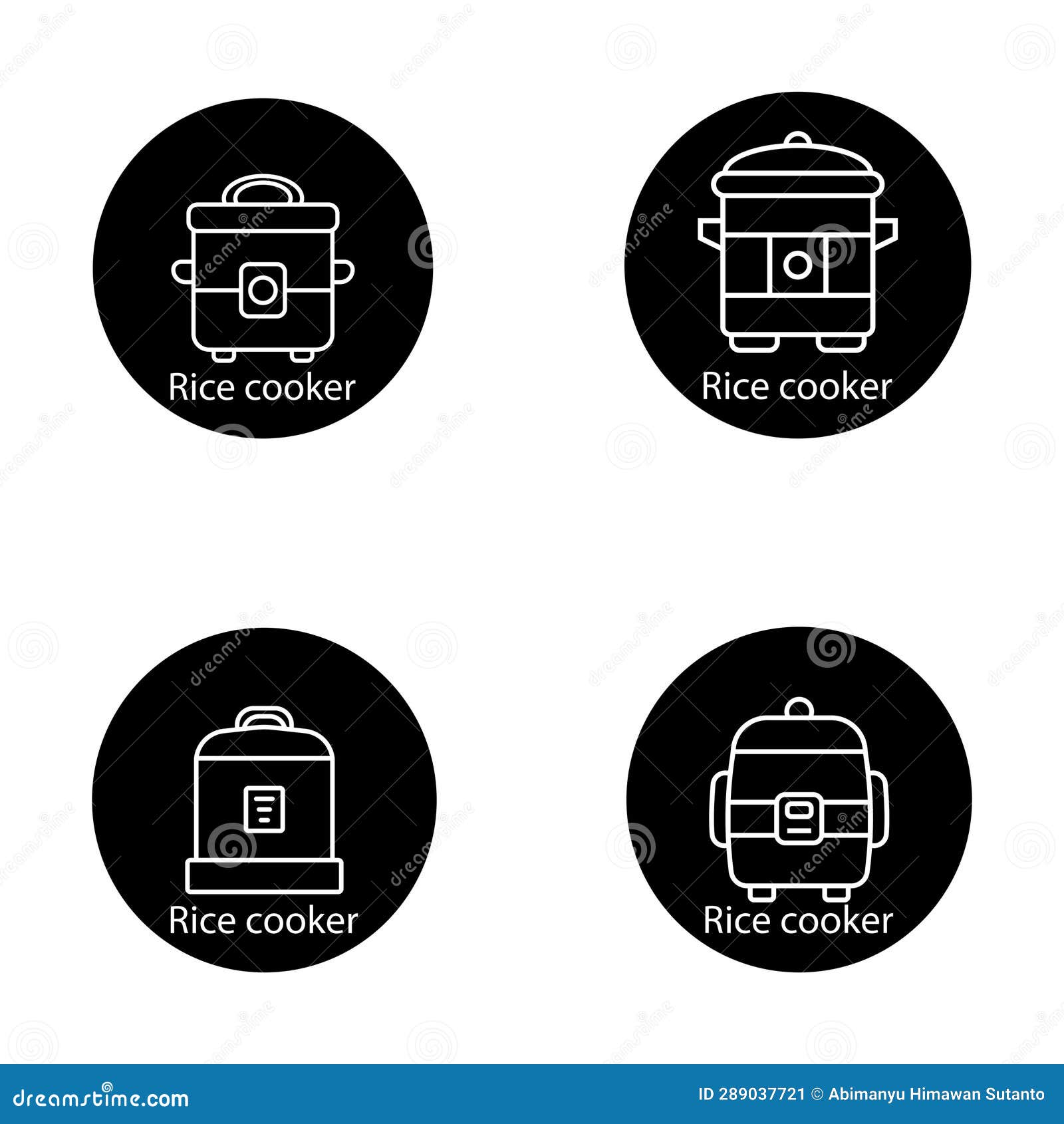 Rice cooker icon vector stock illustration. Illustration of sketch ...