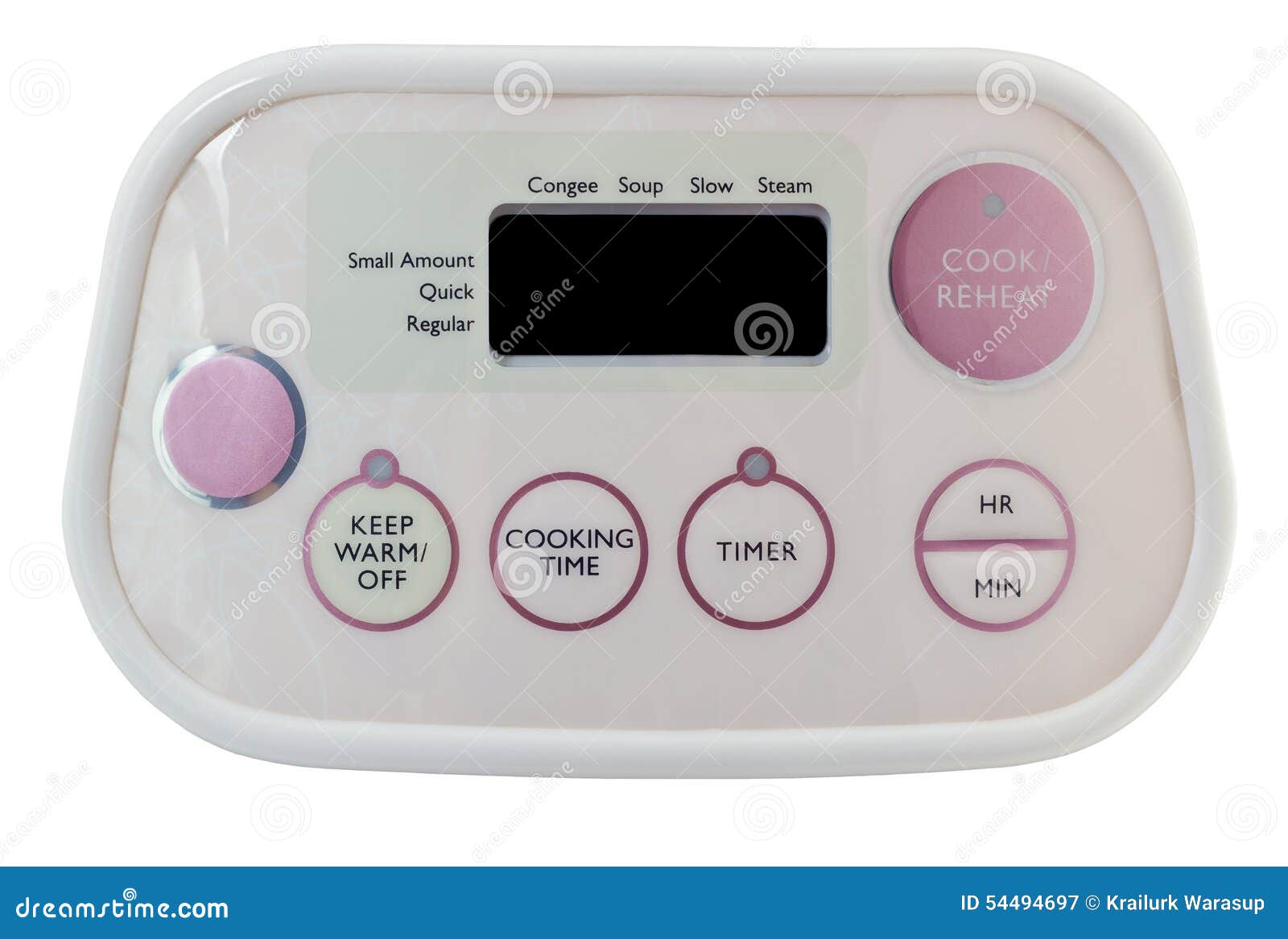 Rice cooker s panel stock image. Image of white, kitchen - 54494697