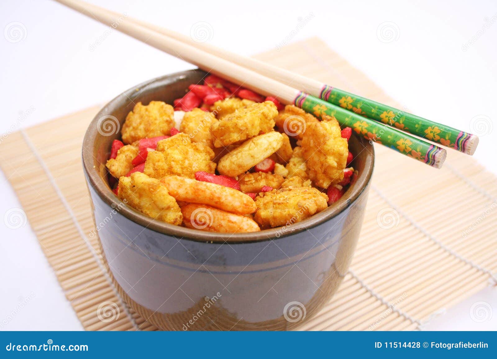 Rice cookies stock photo. Image of sweet, japanese, east - 11514428