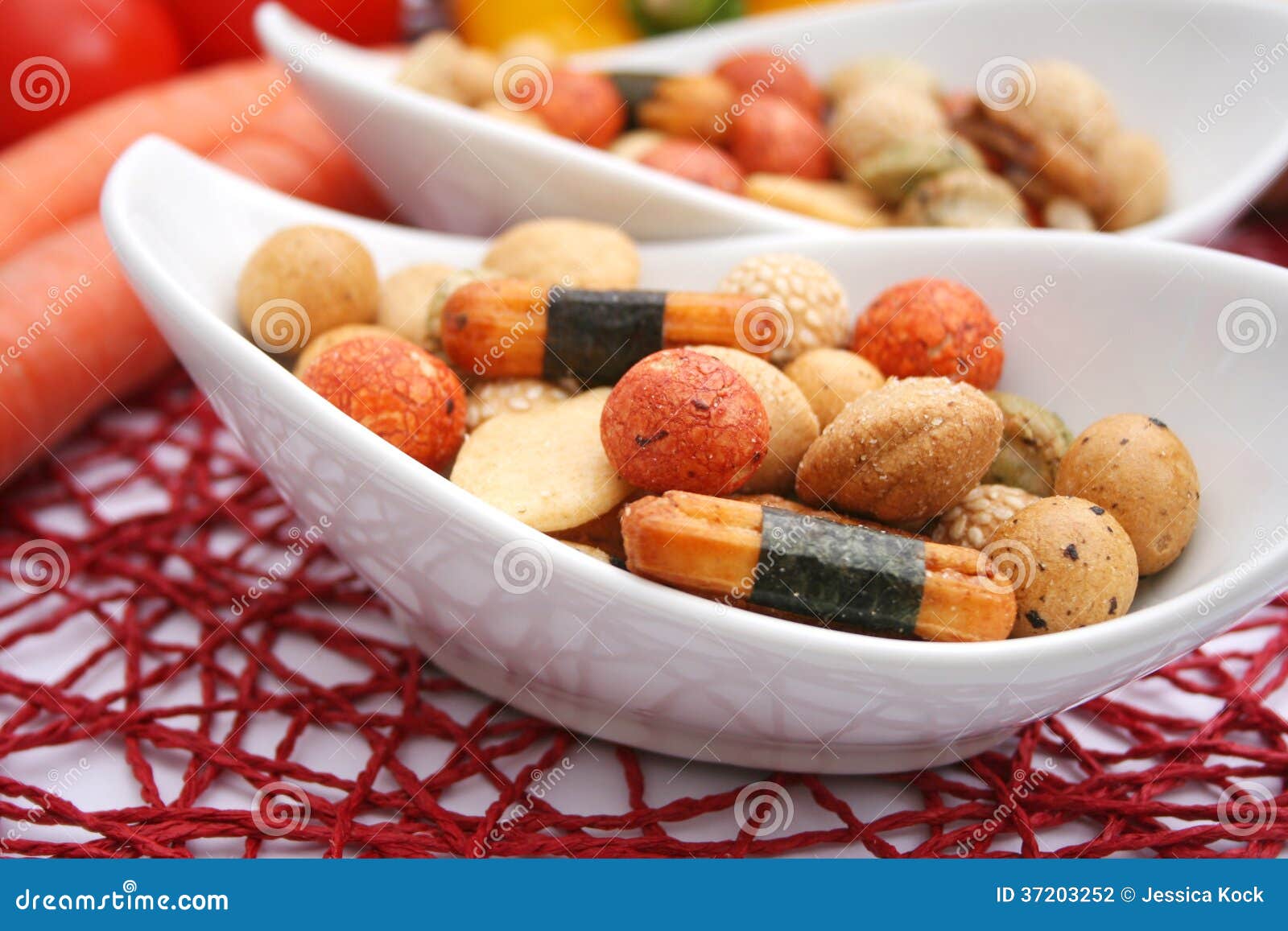 Rice cookies stock photo. Image of chinese, asian, snack - 37203252