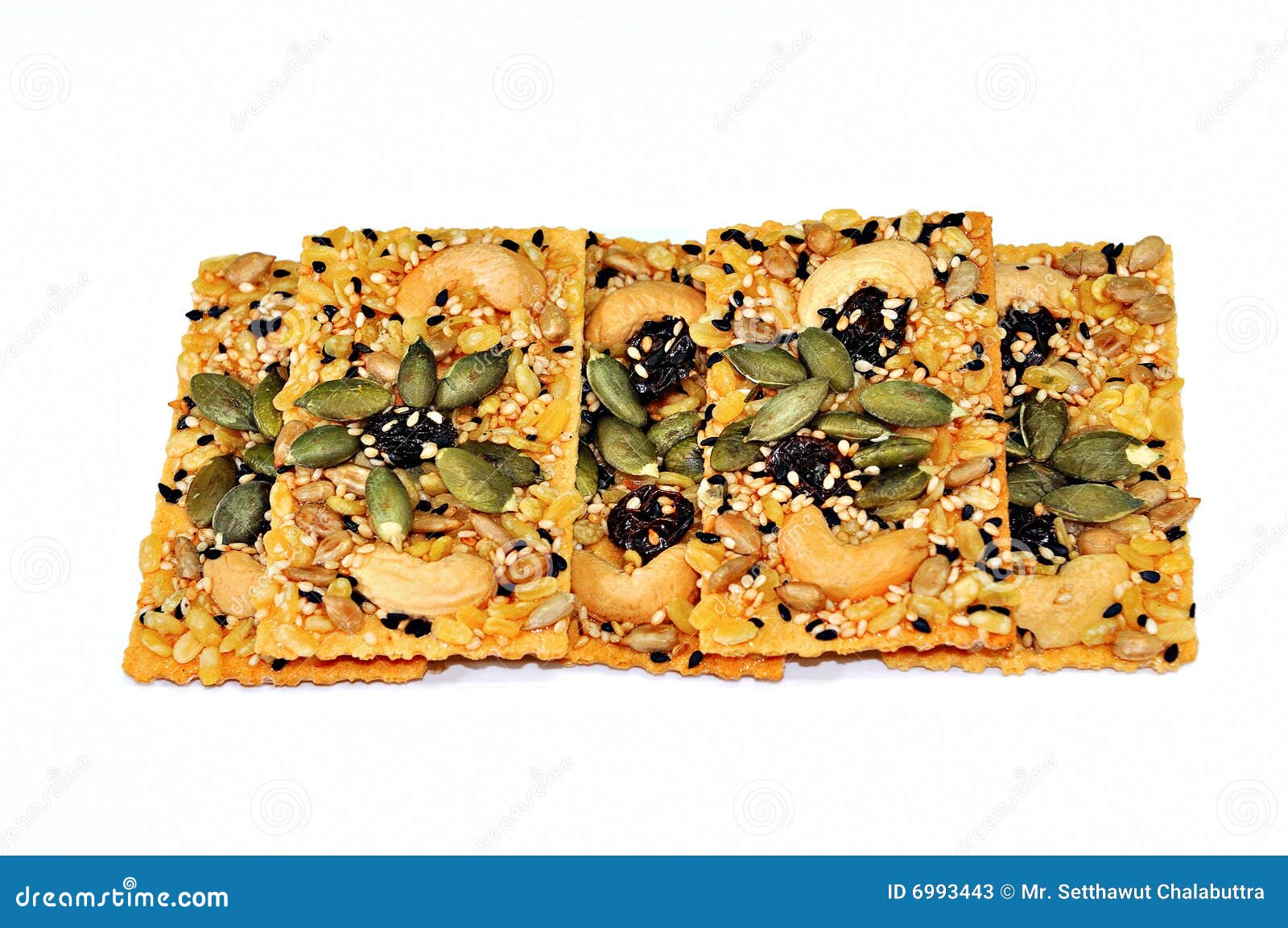 Rice Cracker, Traditional Thai Food, Street Snack In Thailand Called ...