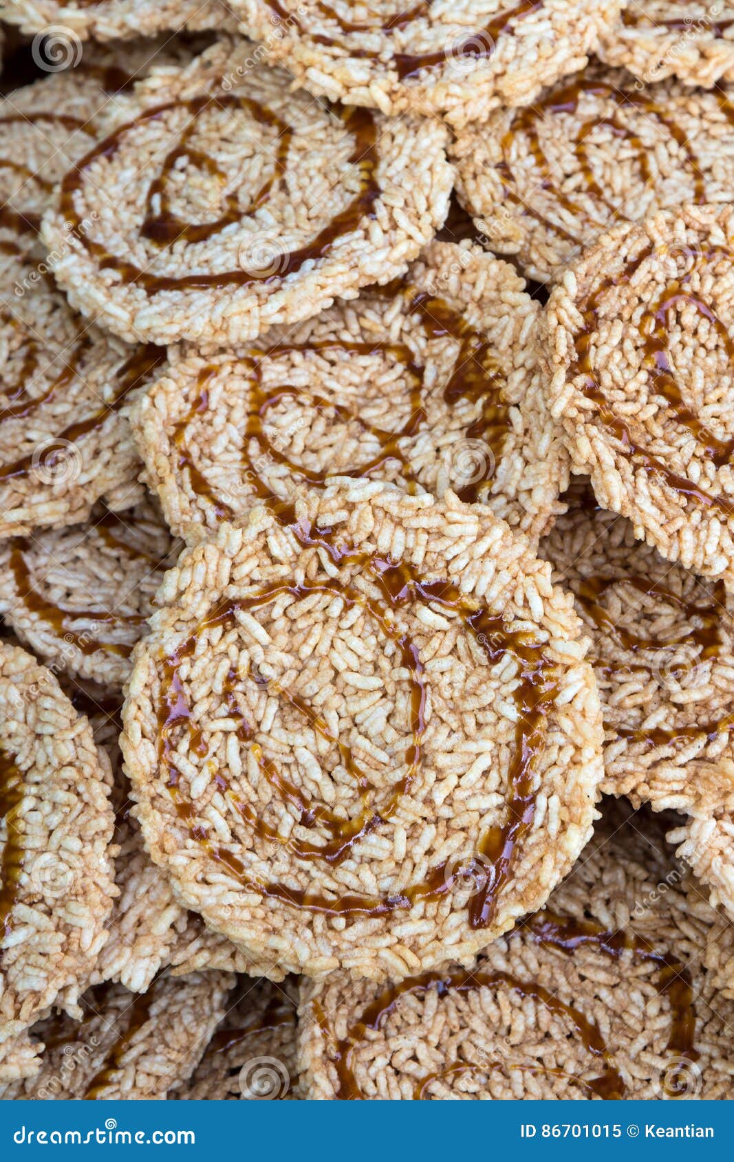 Rice Cracker Snacks sugar. stock image. Image of countryside - 86701015