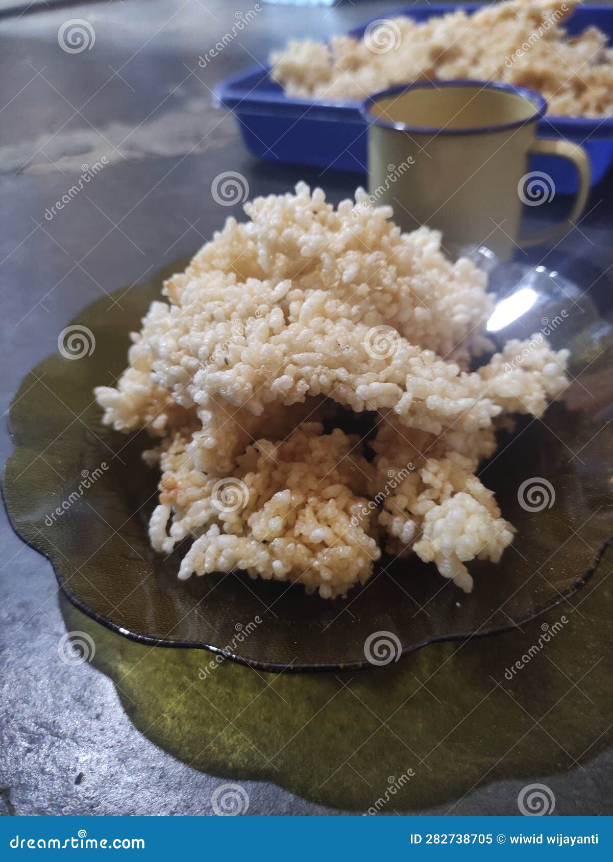 Rice Crackers is Traditional Snack in Indonesia Stock Image - Image of ...