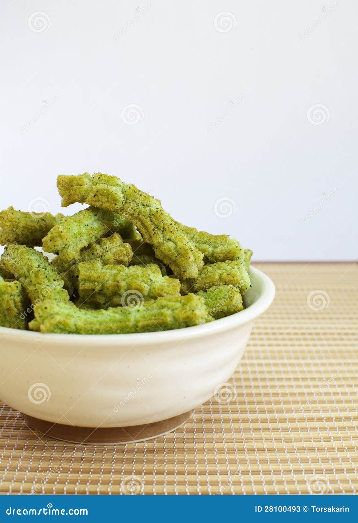 Rice crisp ,wasabi flavor stock image. Image of cake - 28100493