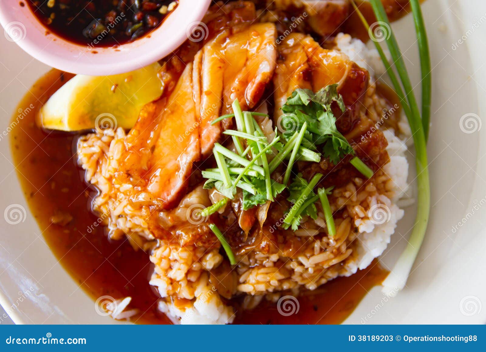 Rice crispy pork stock image. Image of style, culture - 38189203