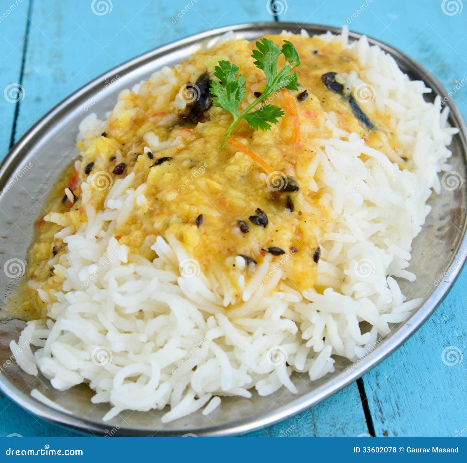 Rice and Dal stock photo. Image of food, clove, seeds - 33602078