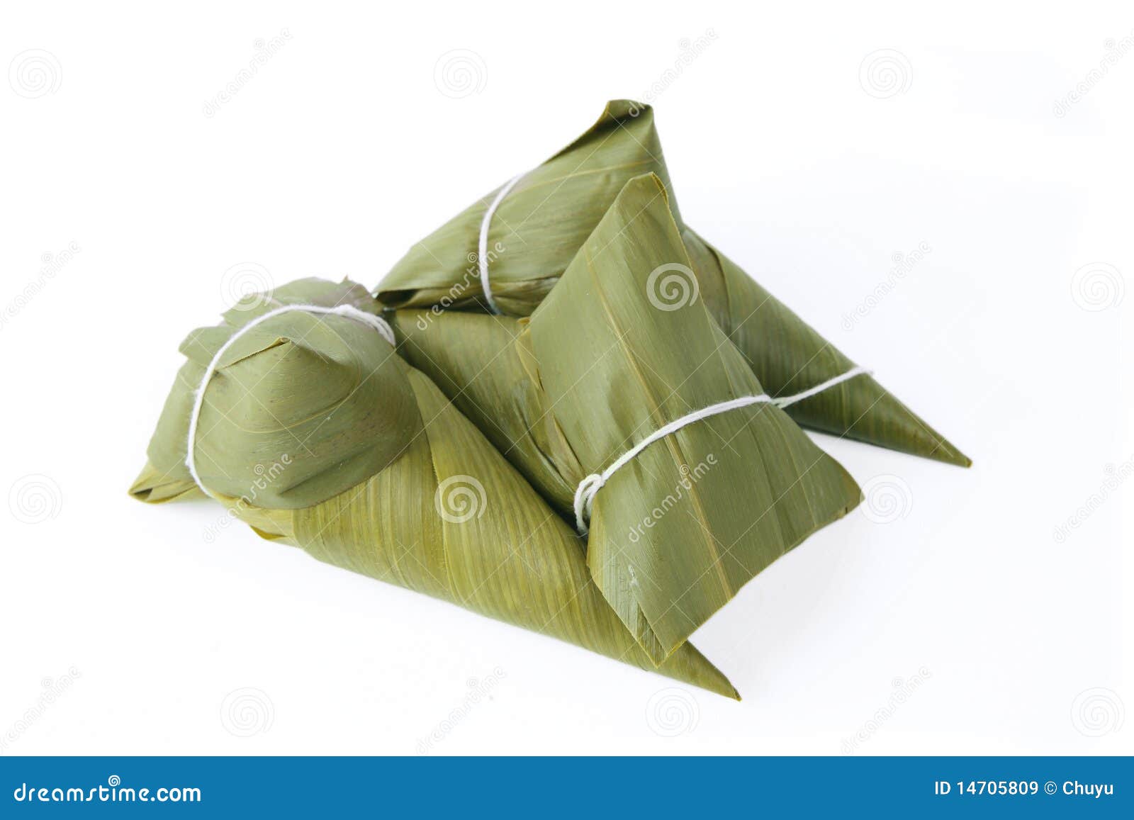 Rice Dumpling On Bamboo Leaves Stock Image | CartoonDealer.com #31513711