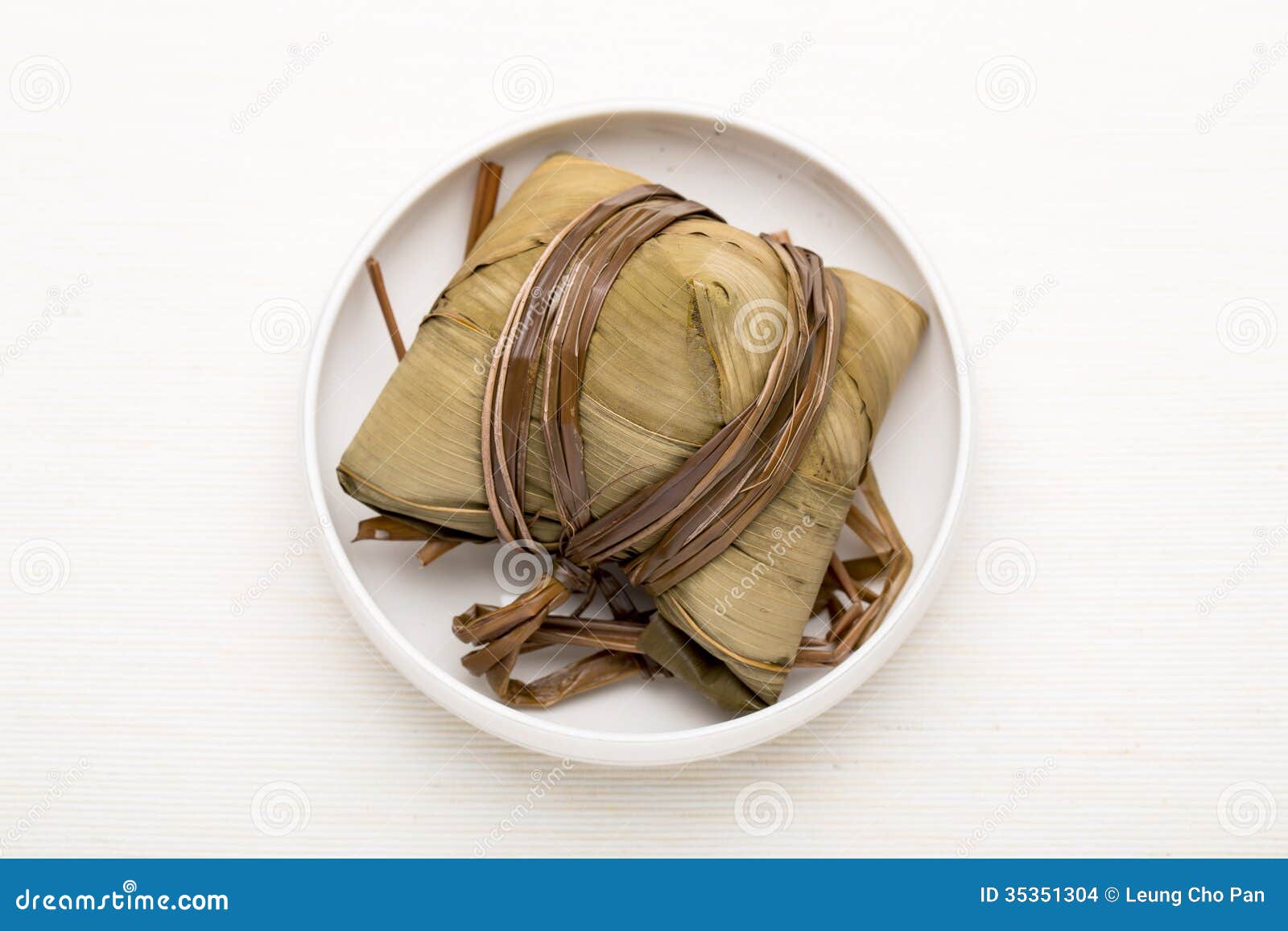 Rice dumpling on the bowl stock photo. Image of rice - 35351304