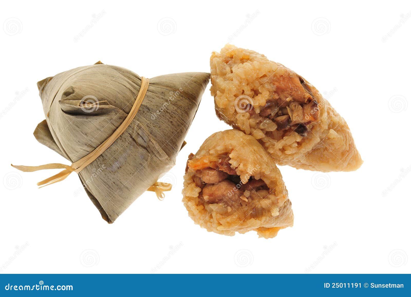 Rice Dumplings stock image. Image of reed, steam, pork - 25011191