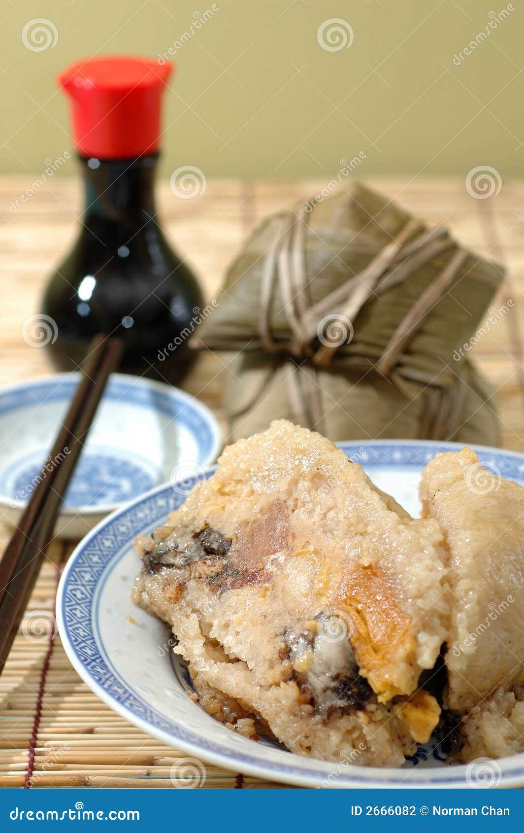 Rice dumplings stock photo. Image of food, boat, plate - 2666082