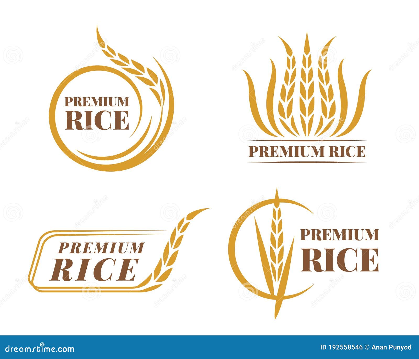 Rice Logo Vector