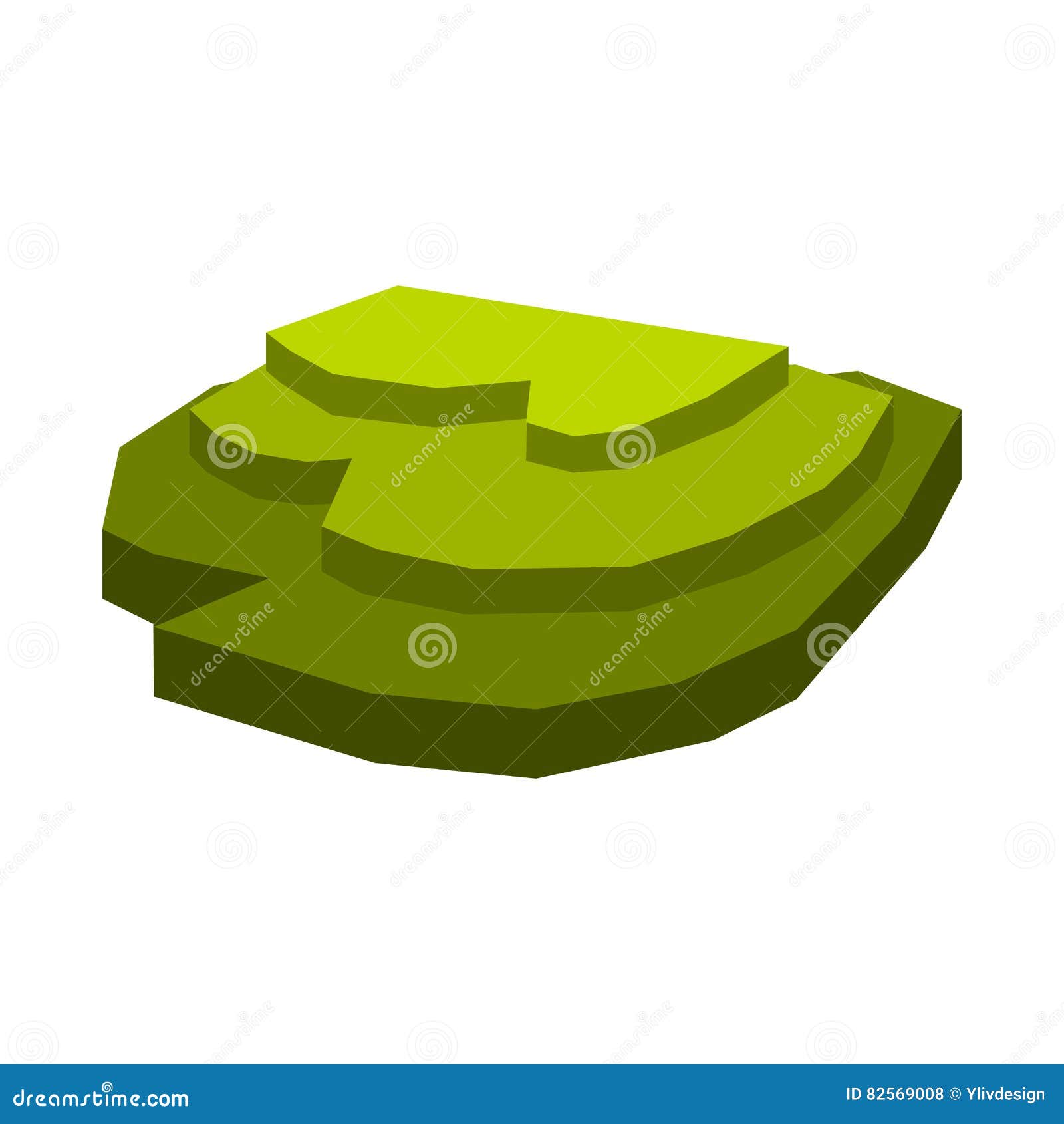 Rice Field Icon, Flat Style Stock Vector - Illustration of crop, icon ...