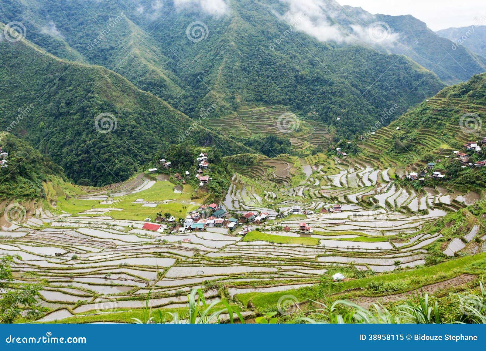 Rice Fields Terraces in Philippines Stock Image - Image of heritage ...