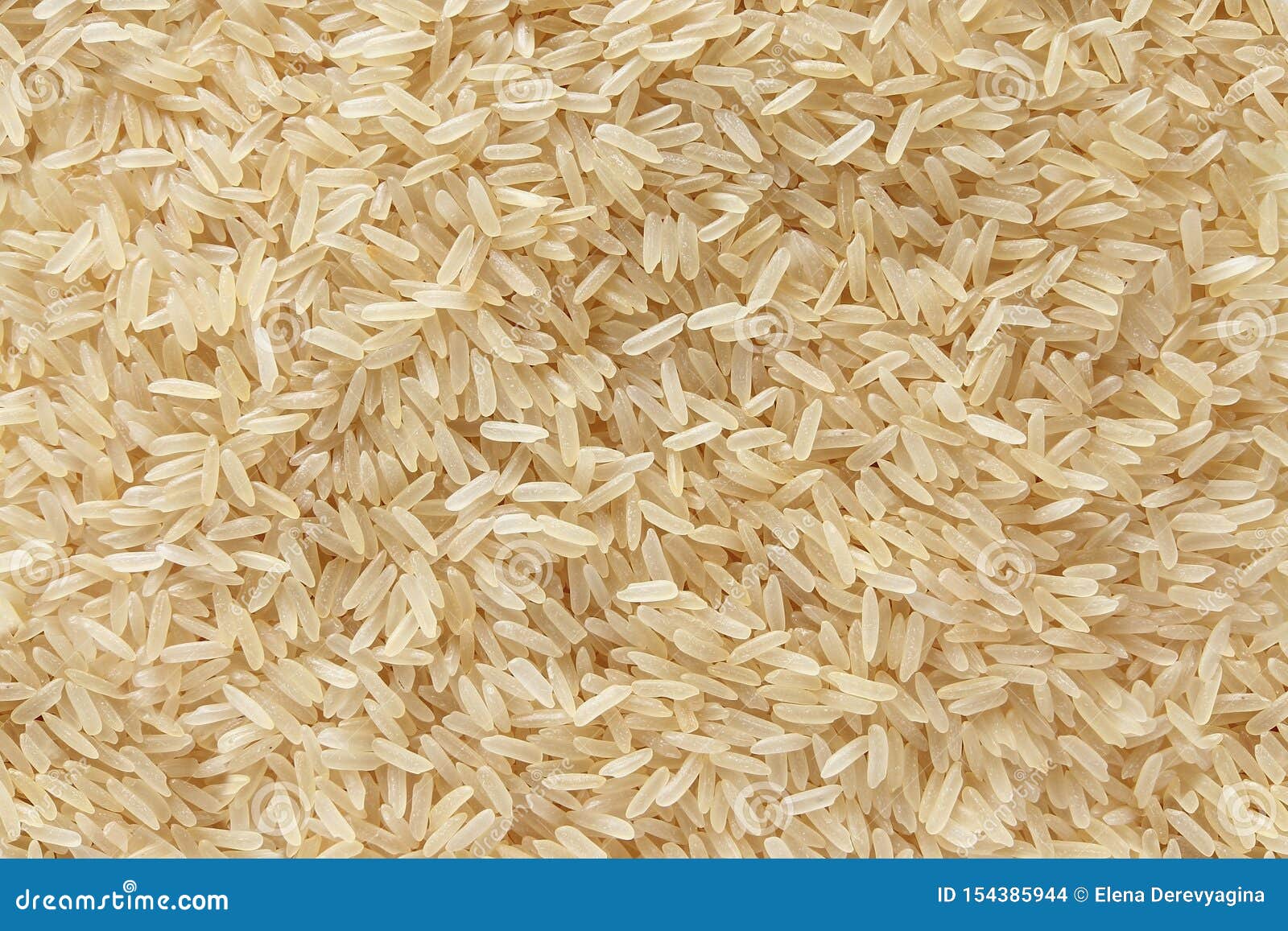 Rice Fragrant Basmati Scattered Top View Raw Background Stock Photo ...