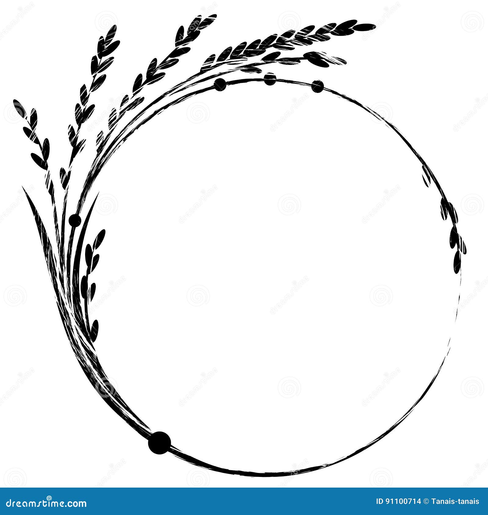 Framed Painting Clipart Of Rice