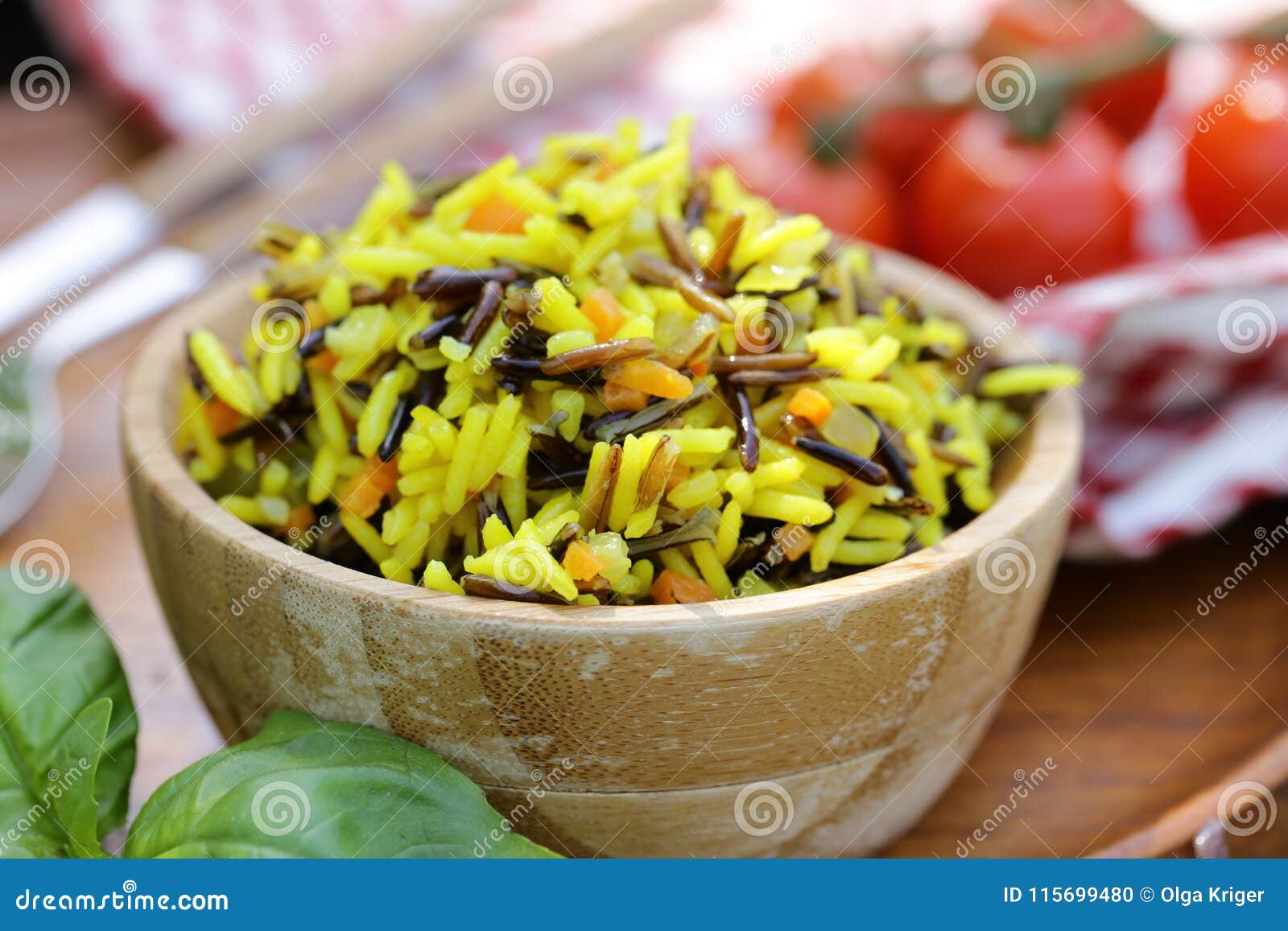 Rice garnish stock photo. Image of cooked, diet, meal - 115699480