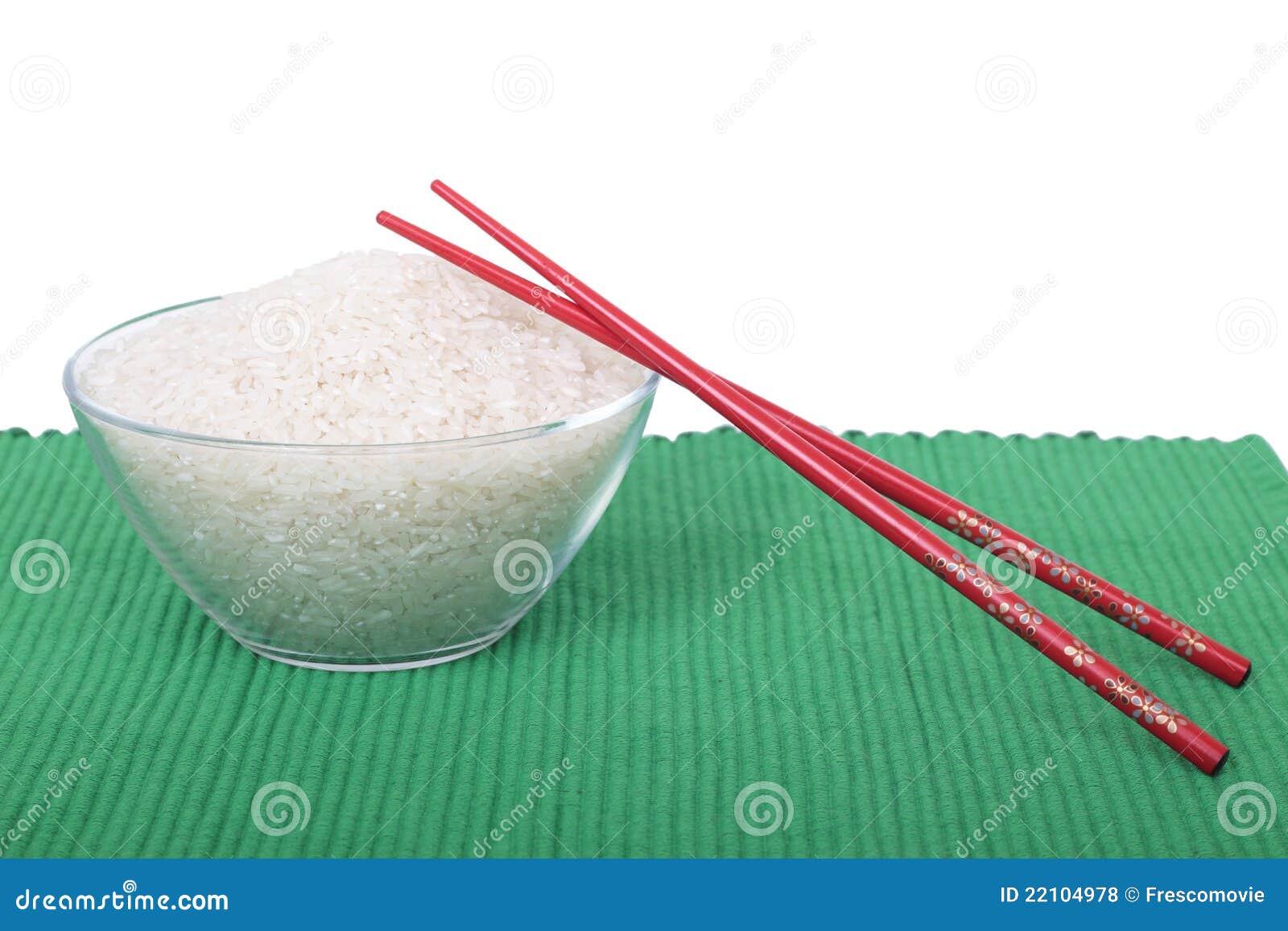 Rice in glass dish stock photo. Image of korean, eastern - 22104978