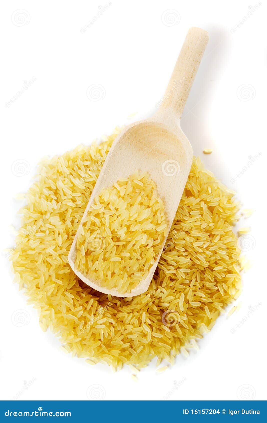 Rice Grain Isolated on White Stock Photo - Image of ingredient, brown ...