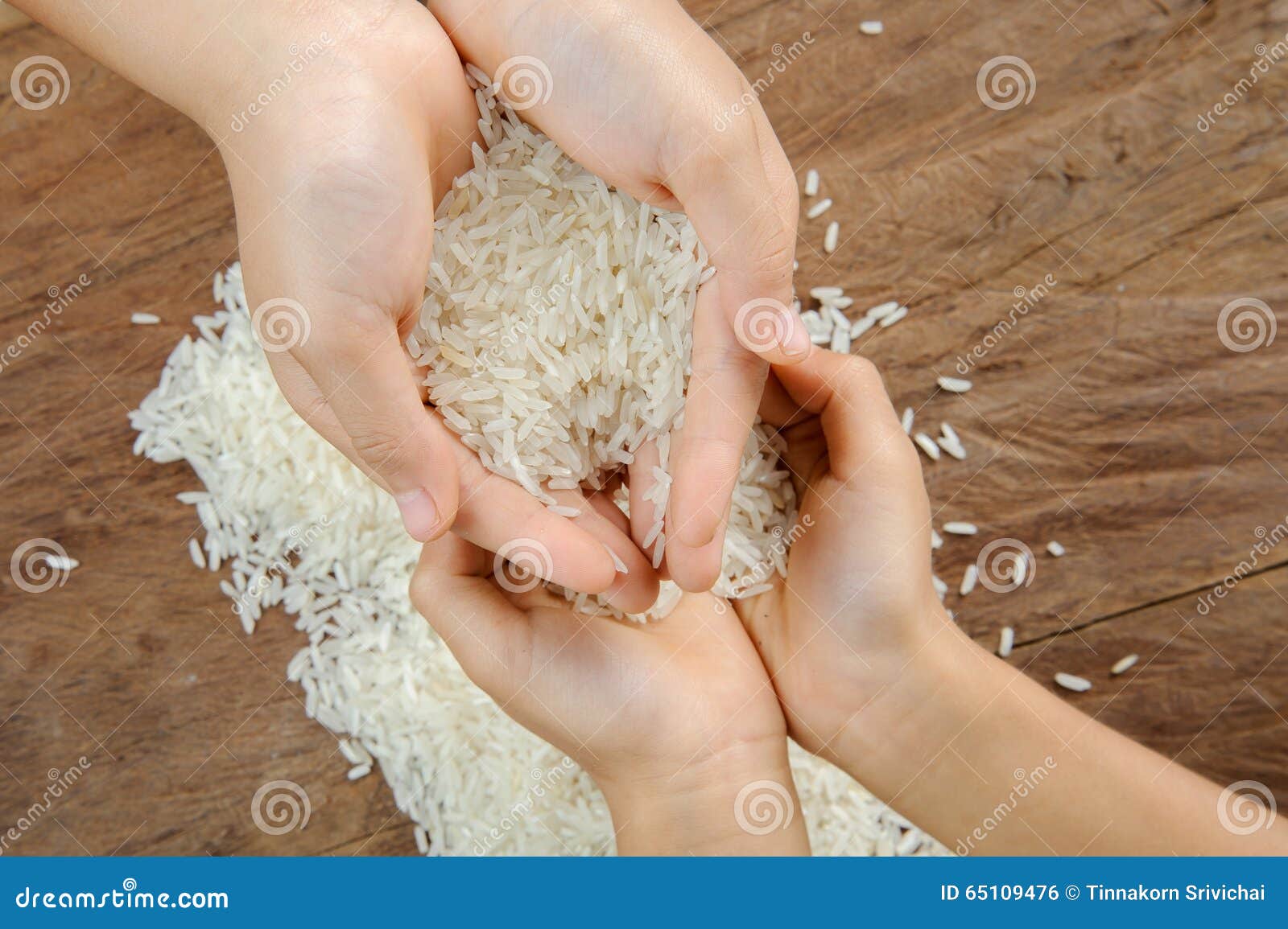 Rice grain on kid hand stock photo. Image of culture - 65109476