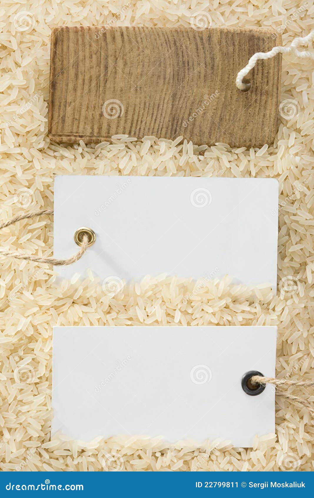 Rice grain and price tag stock image. Image of nature - 22799811